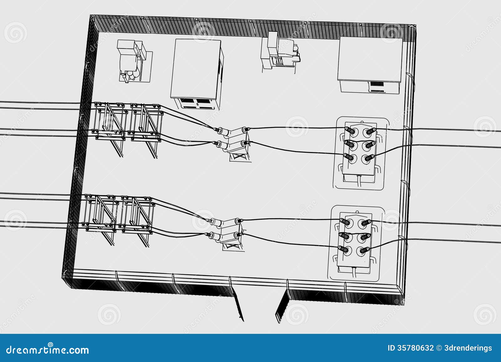 Image Of Substation Parts Stock Photo | CartoonDealer.com #35780502