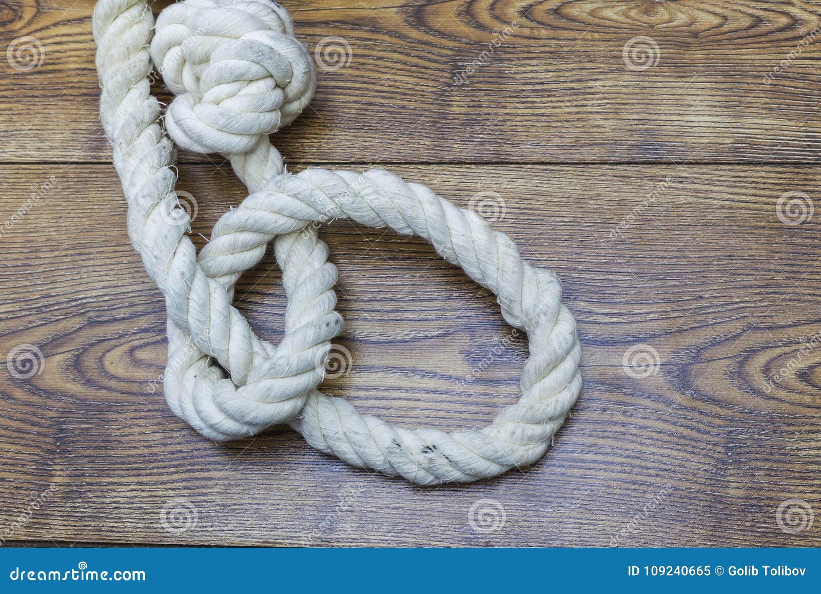 Image of Suicide. Depression. Old Rope with Hangman`s Noose. Stock ...