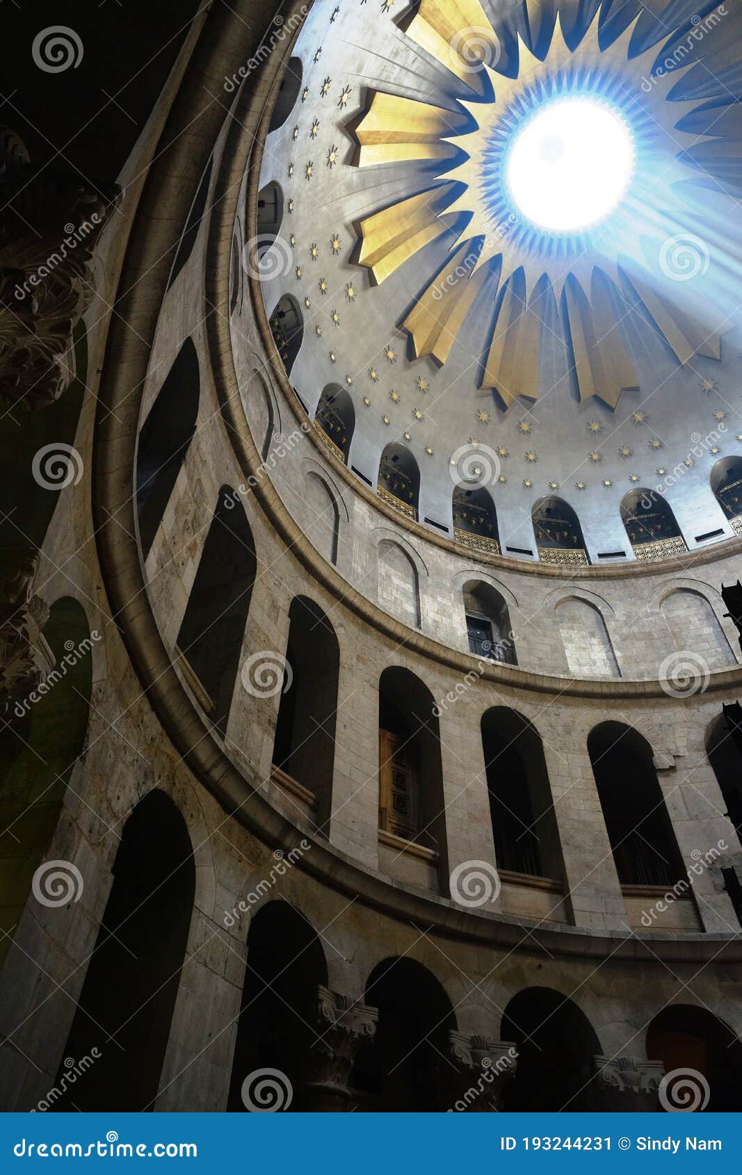 Sunlight into cathedral stock image. Image of high, cathedral - 193244231
