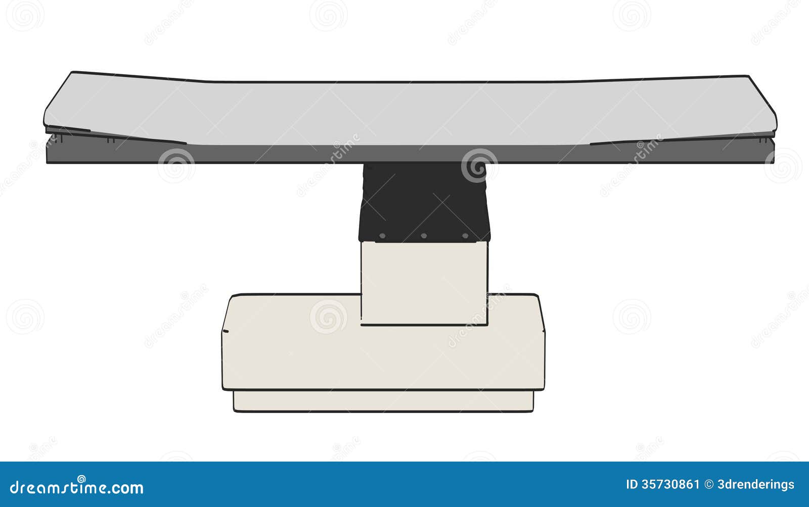 Image of surgery bed stock illustration. Illustration of autopsy - 35730861