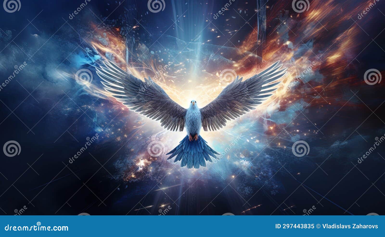 Image Symbolizes Freedom Using Flight and Space Icons, Cultivating a ...