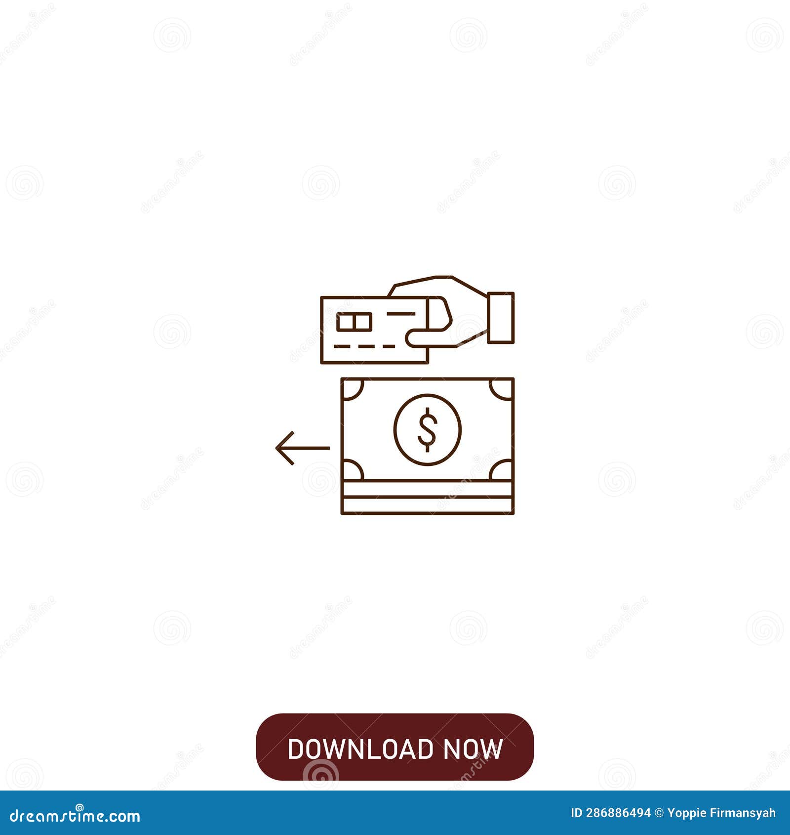 Payment Line Icon. Payment Option Icon. for Apps, Websites, and Mobile ...