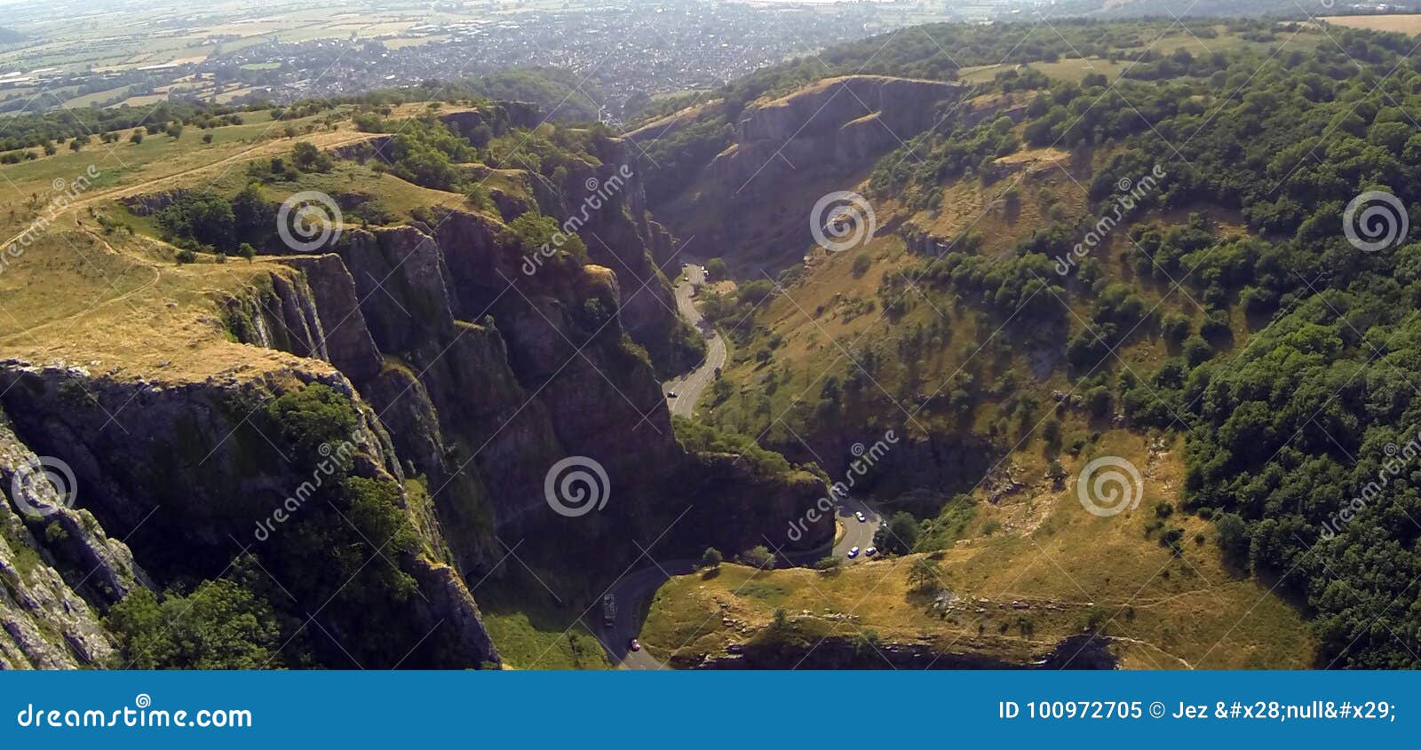 Cheddar gorge stock image. Image of gorge, cheddar, somerset - 100972705