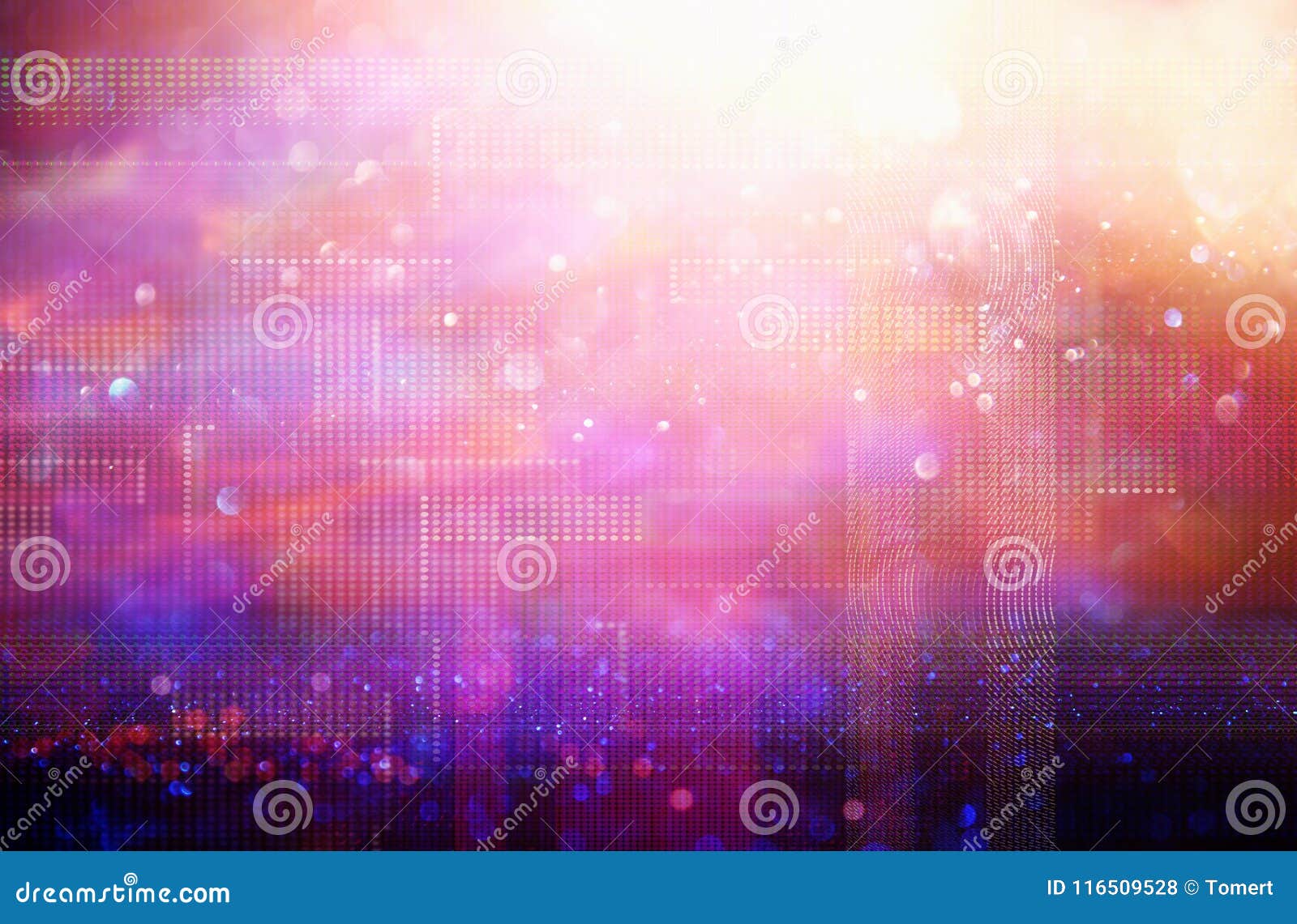 Glitch Texture With Color Pixels. Futuristic Video Effect. Digital ...