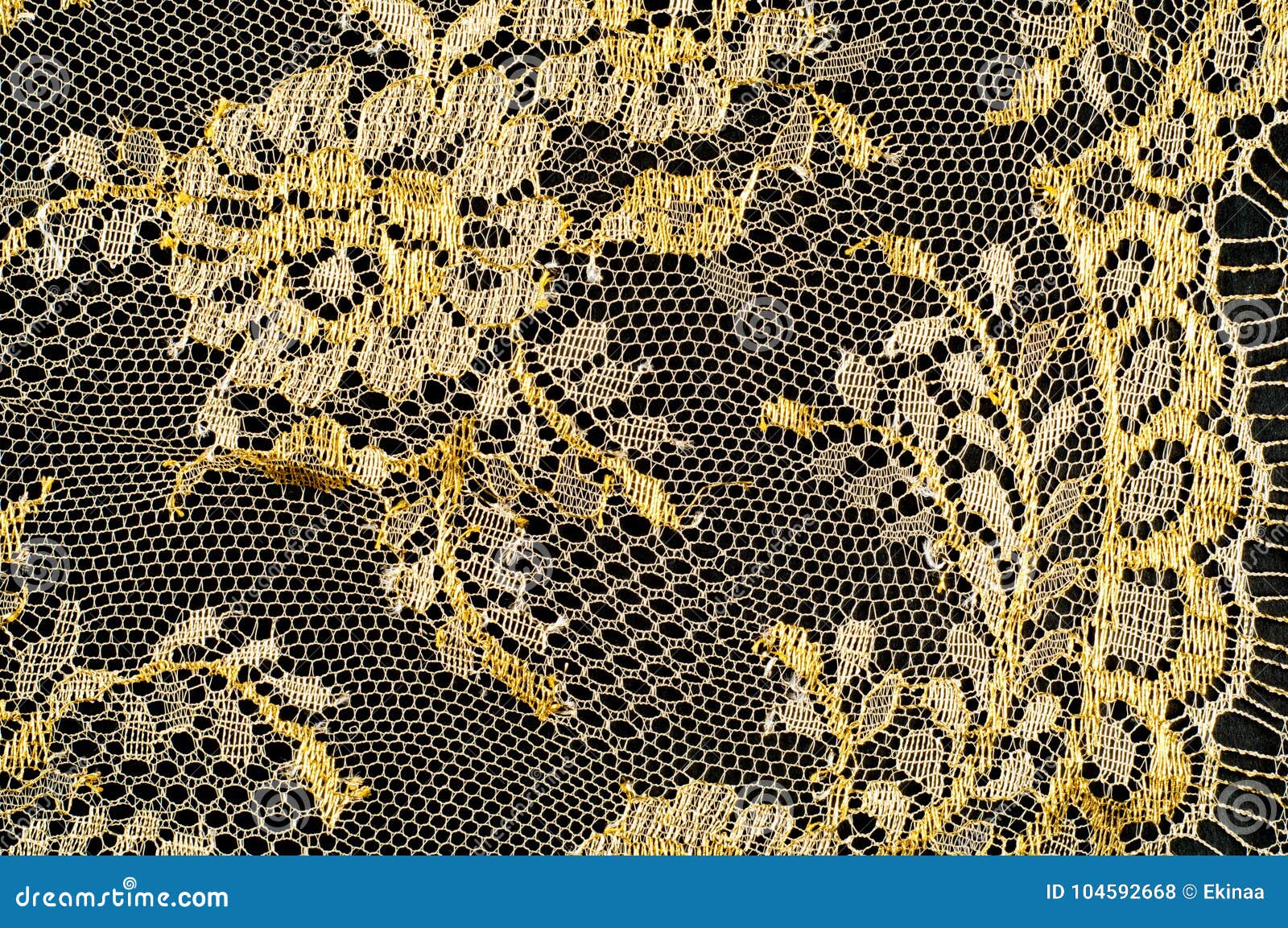 Image Texture Background, Decorative Gold Lace with Pattern. Golden ...