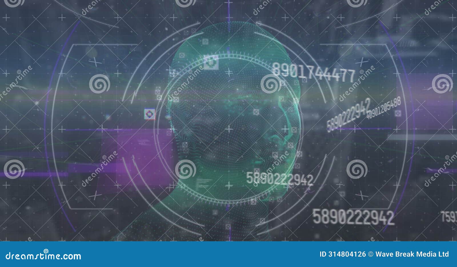 Human 3D Model Connection Link Organization Chart Stock Illustration ...