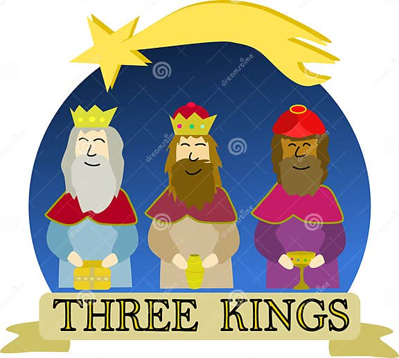 Image of Three Kings with Gifts Stock Vector - Illustration of ...