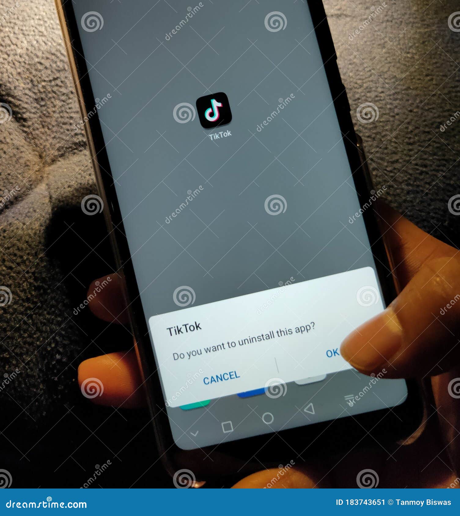 Image of Tiktok App in Smart Phone Editorial Photo - Image of ...