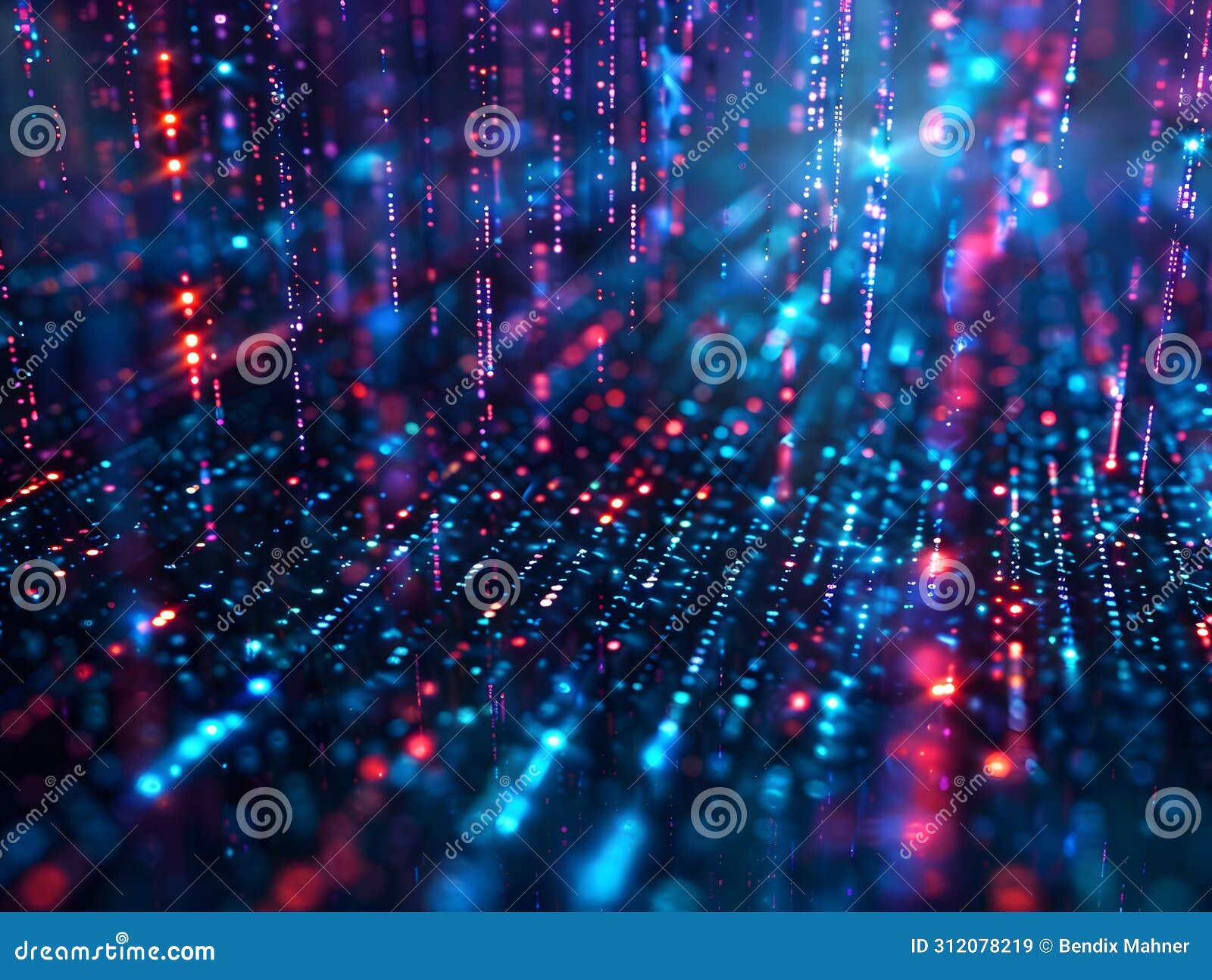 Abstract Encryption Algorithm Dance in Vibrant Colors and Patterns ...