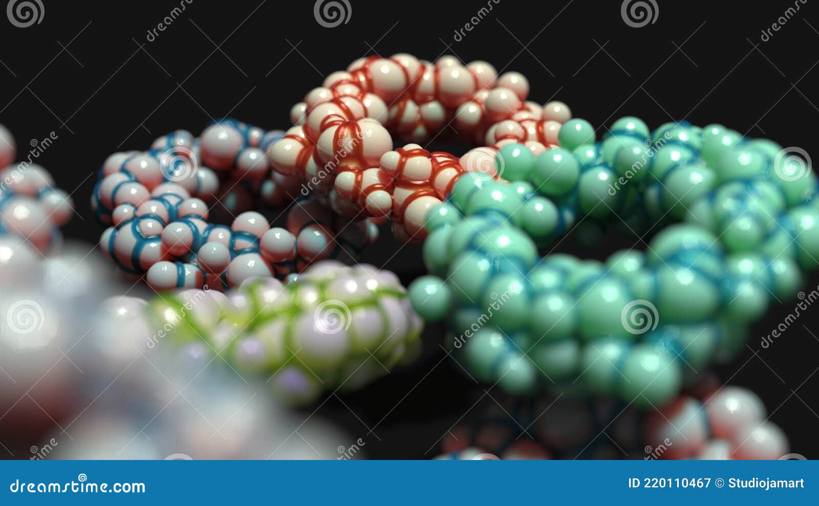 An Image on the Topic of Microbiology Stock Illustration - Illustration ...