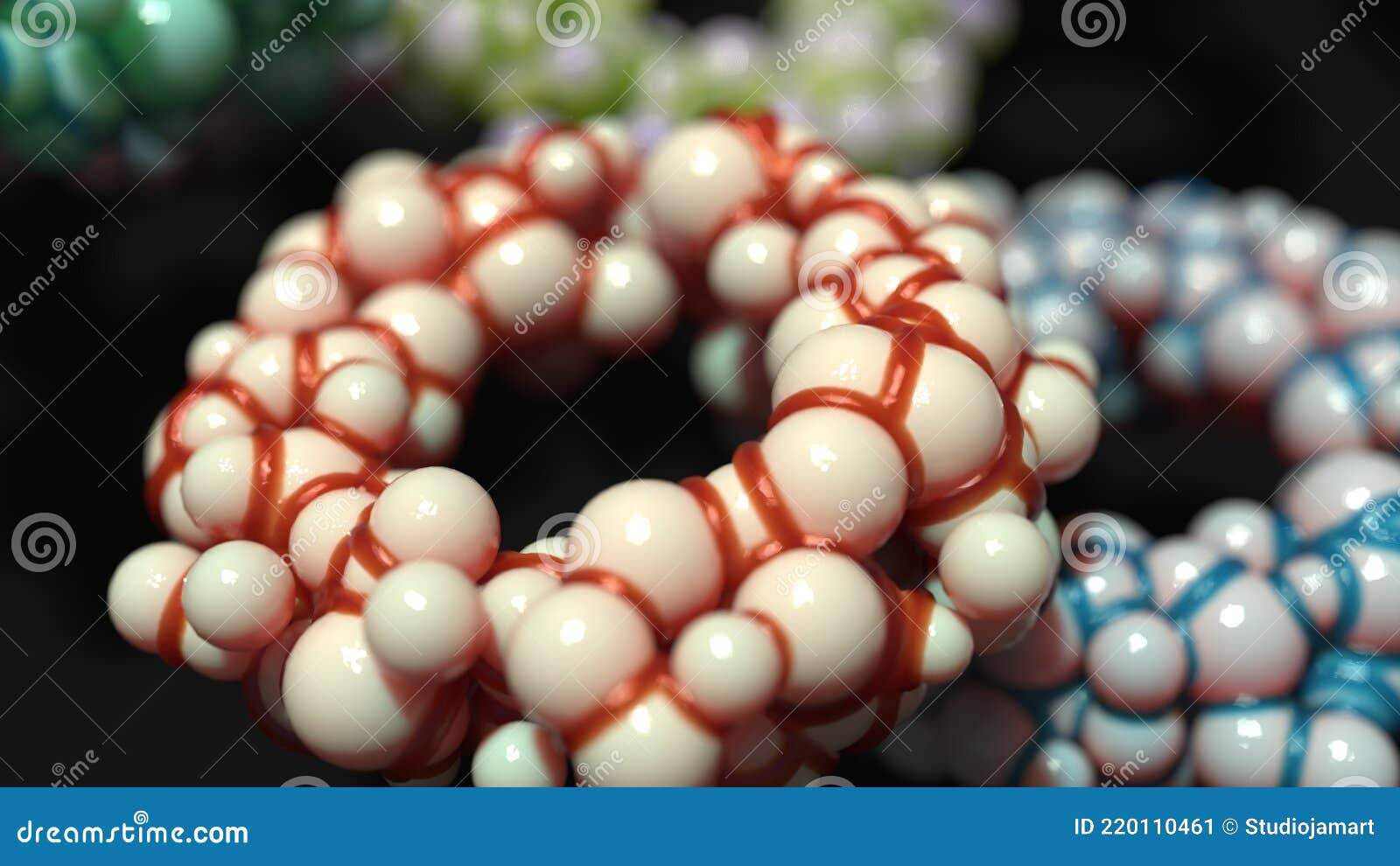 An Image on the Topic of Microbiology Stock Illustration - Illustration ...