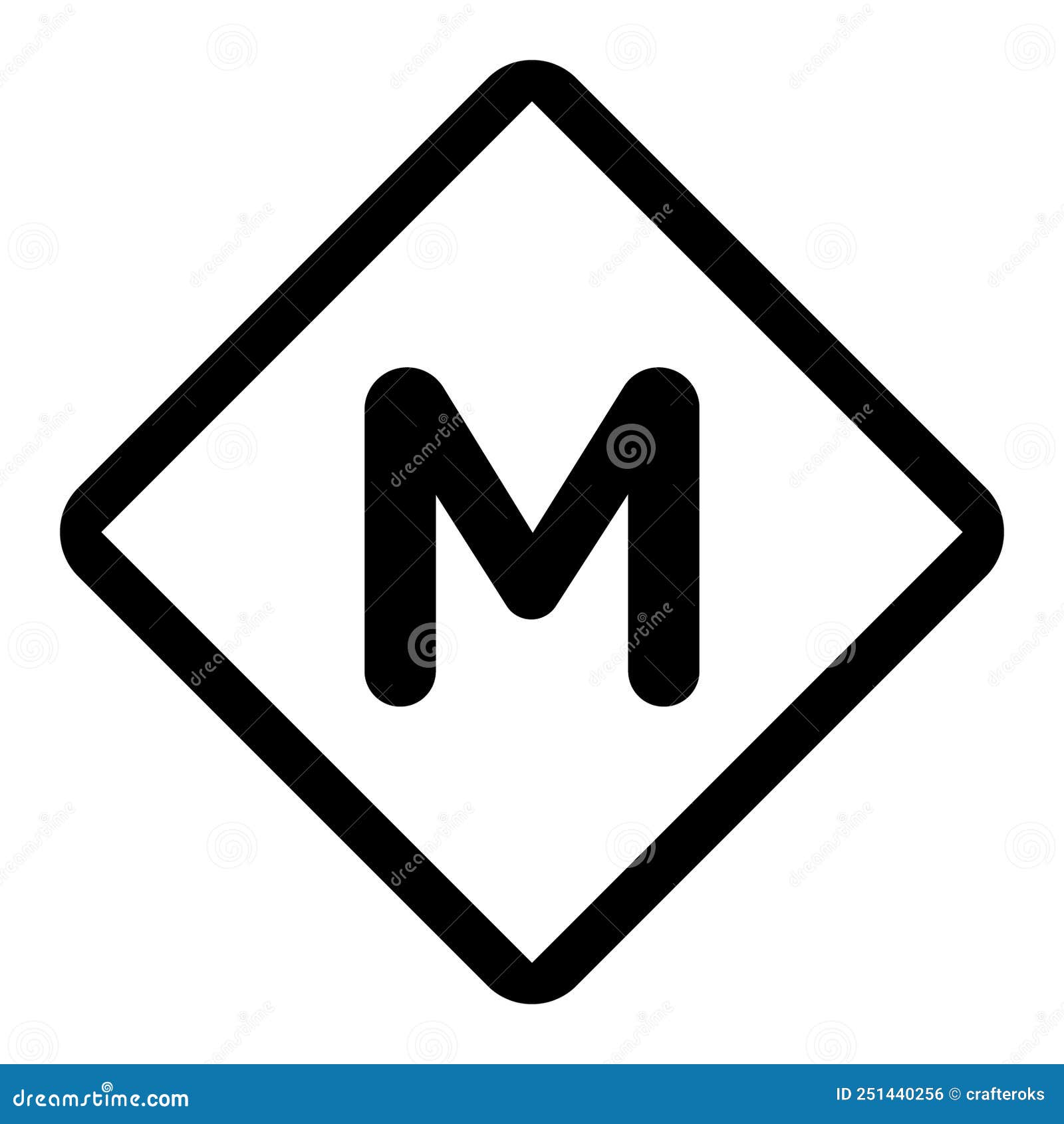 Traffic Sign Alphabet EPS Vector File Stock Vector - Illustration of ...