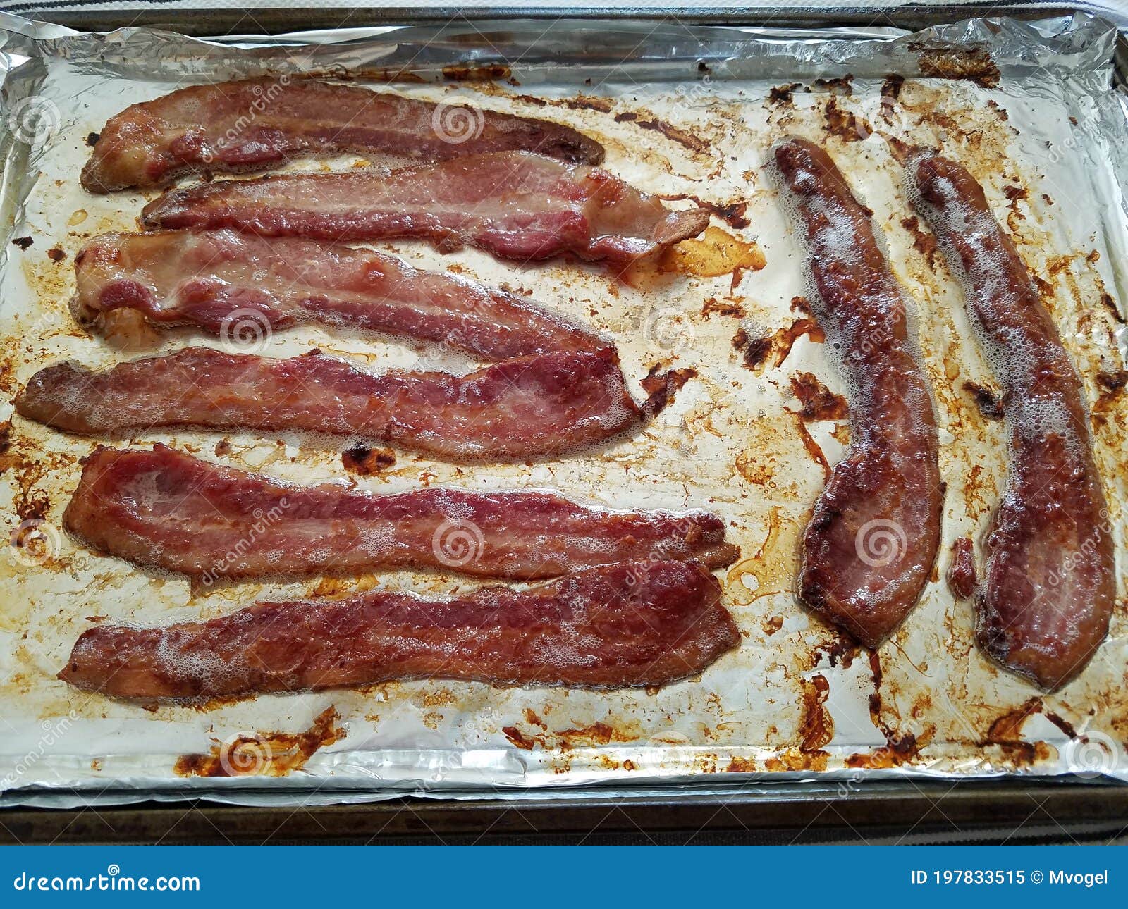 Tray of bacon stock image. Image of meat, delicious - 197833515