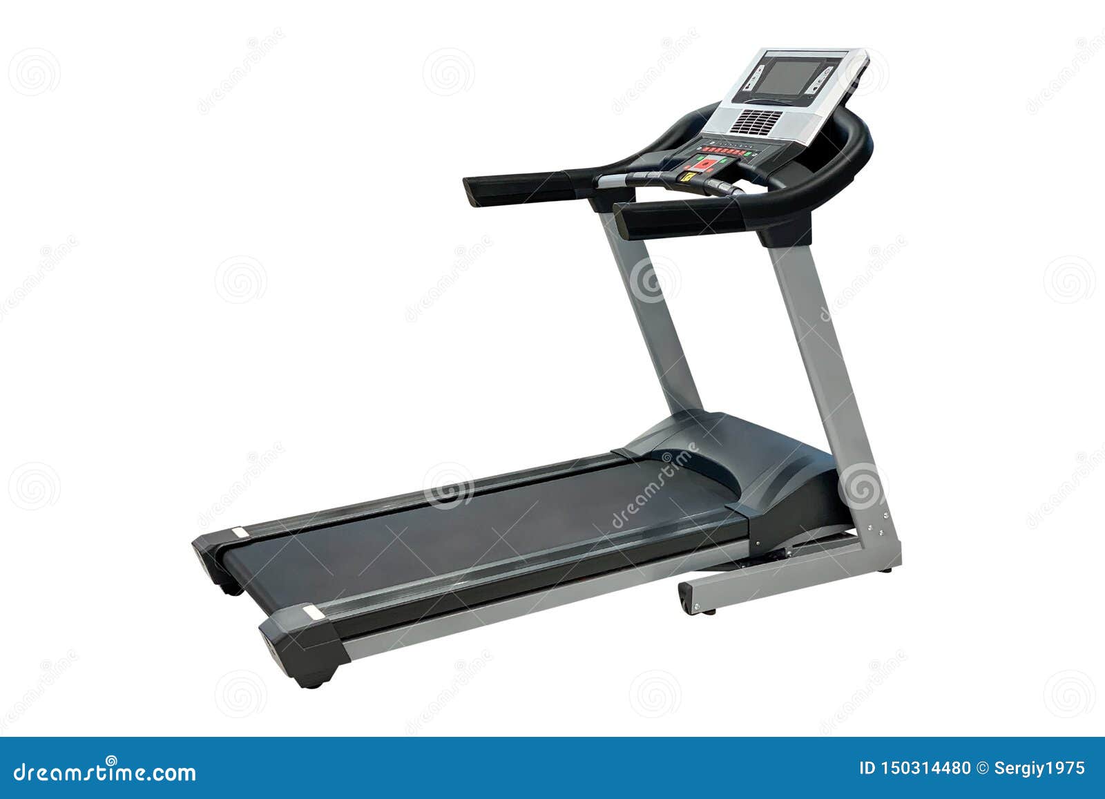 Treadmill on White Background Stock Photo - Image of jogging, activity ...