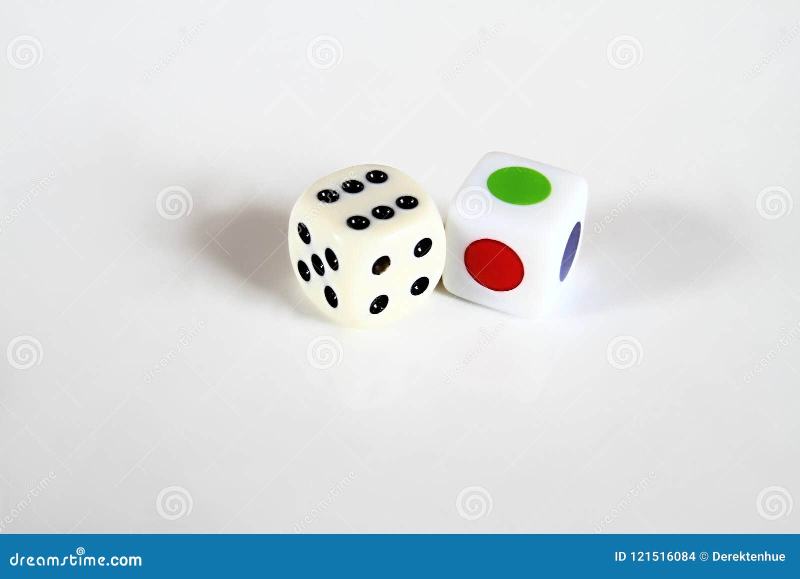 Two dice on a table stock photo. Image of casino, lose - 121516084