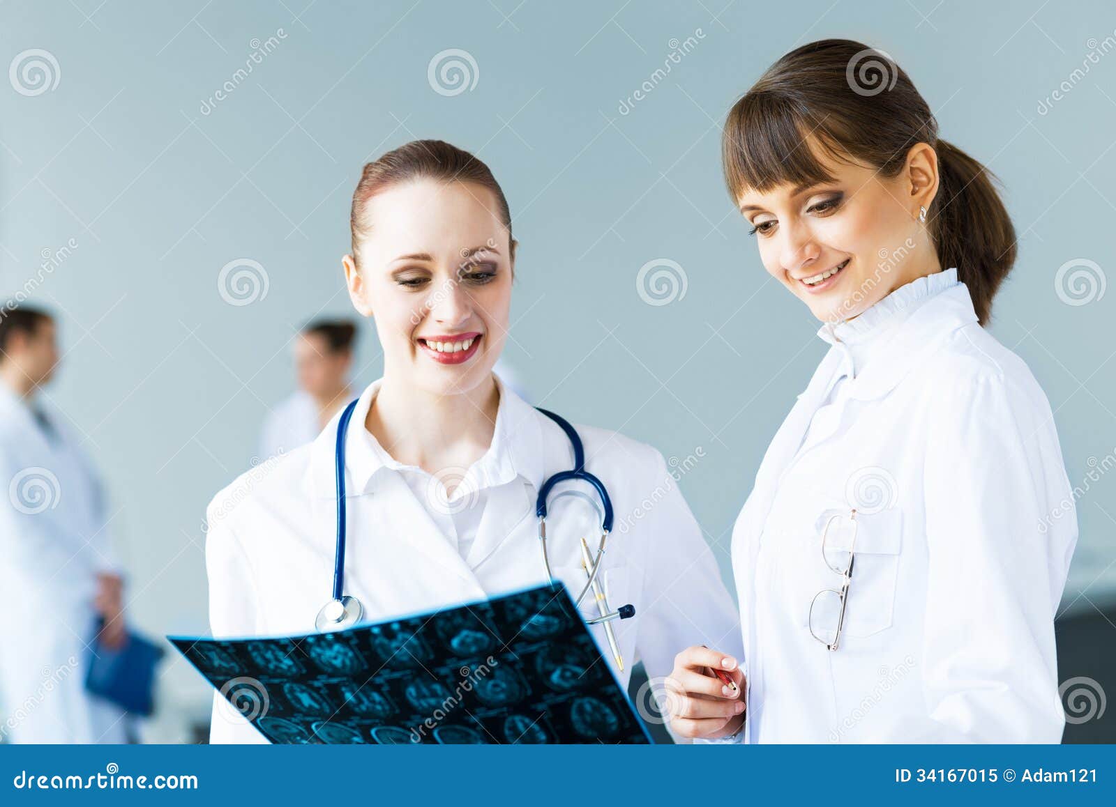 Image of two doctors stock image. Image of hospital, healthcare - 34167015