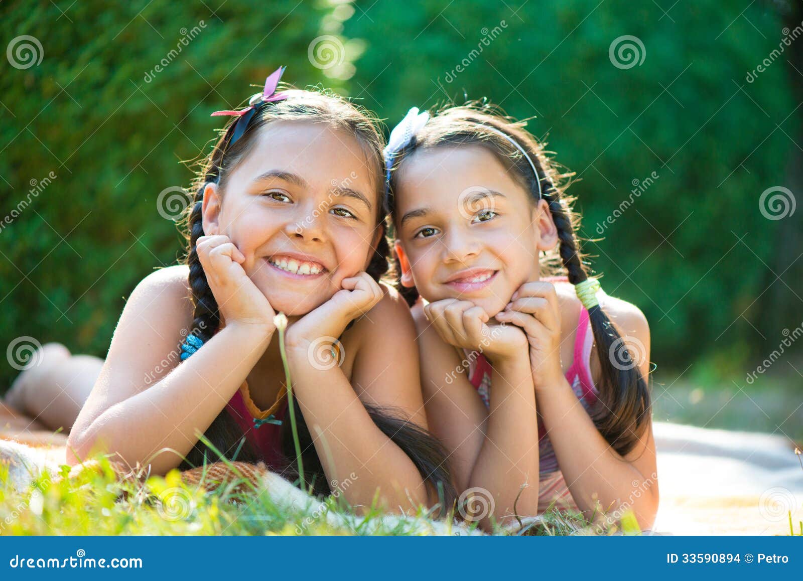Image of Two Happy Sisters Having Fun Stock Photo - Image of latino ...
