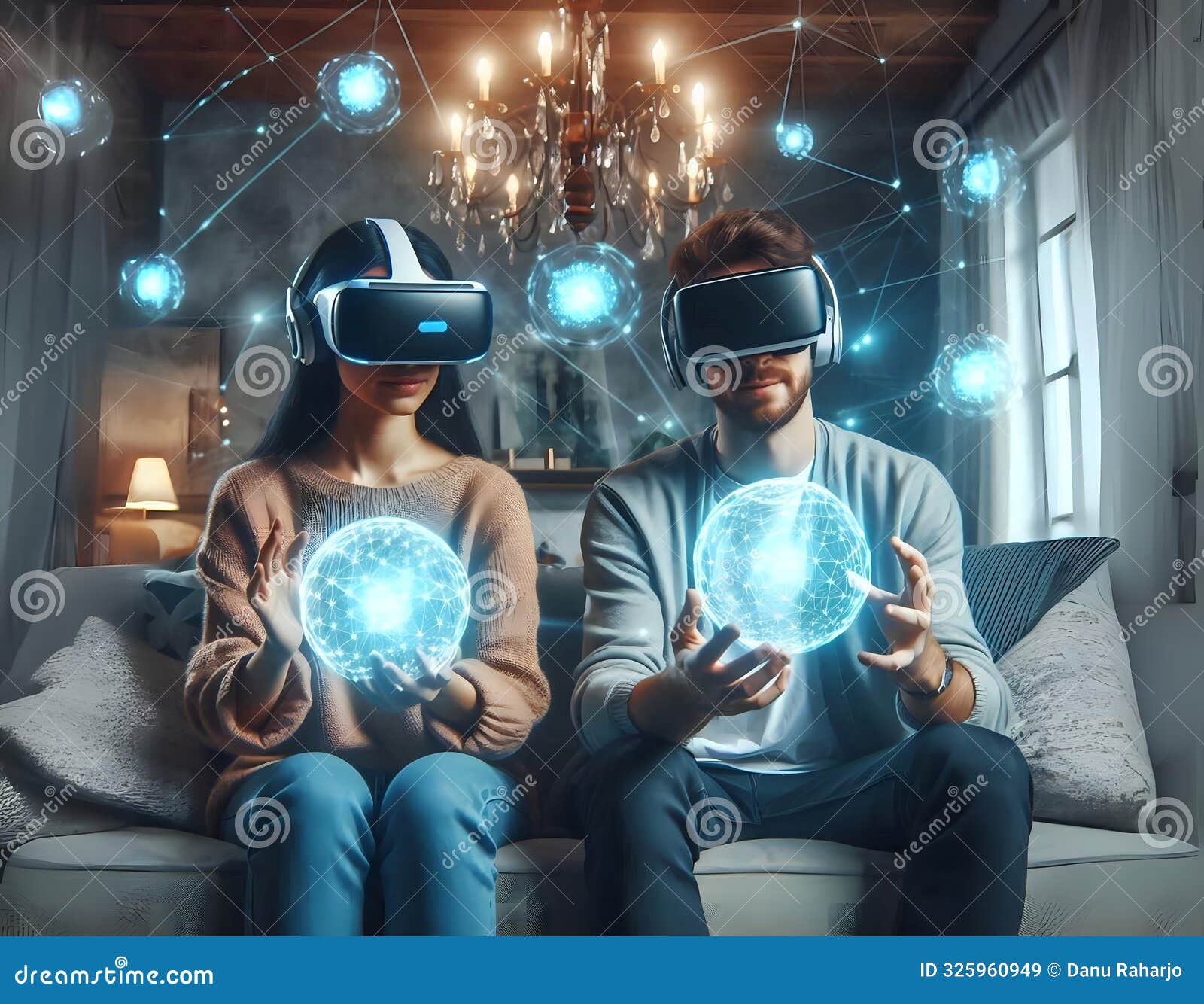 A Fascinating Metaverse Exploration Stock Illustration - Illustration ...