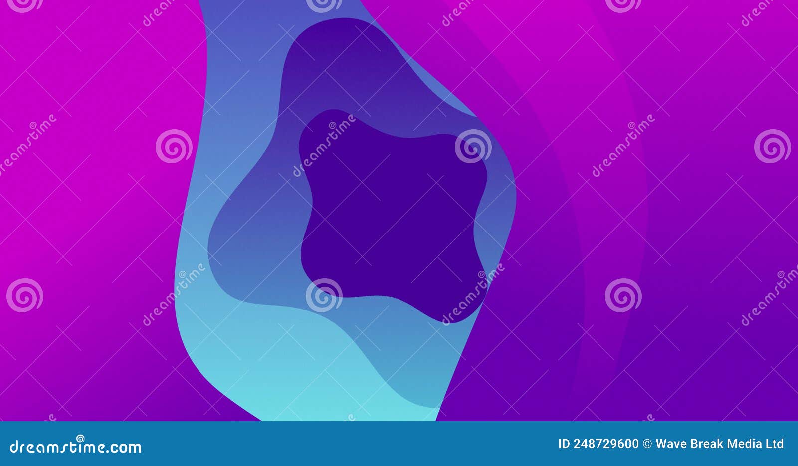 Image of Undulating Purple and Grey Organic Forms Moving on Dark ...