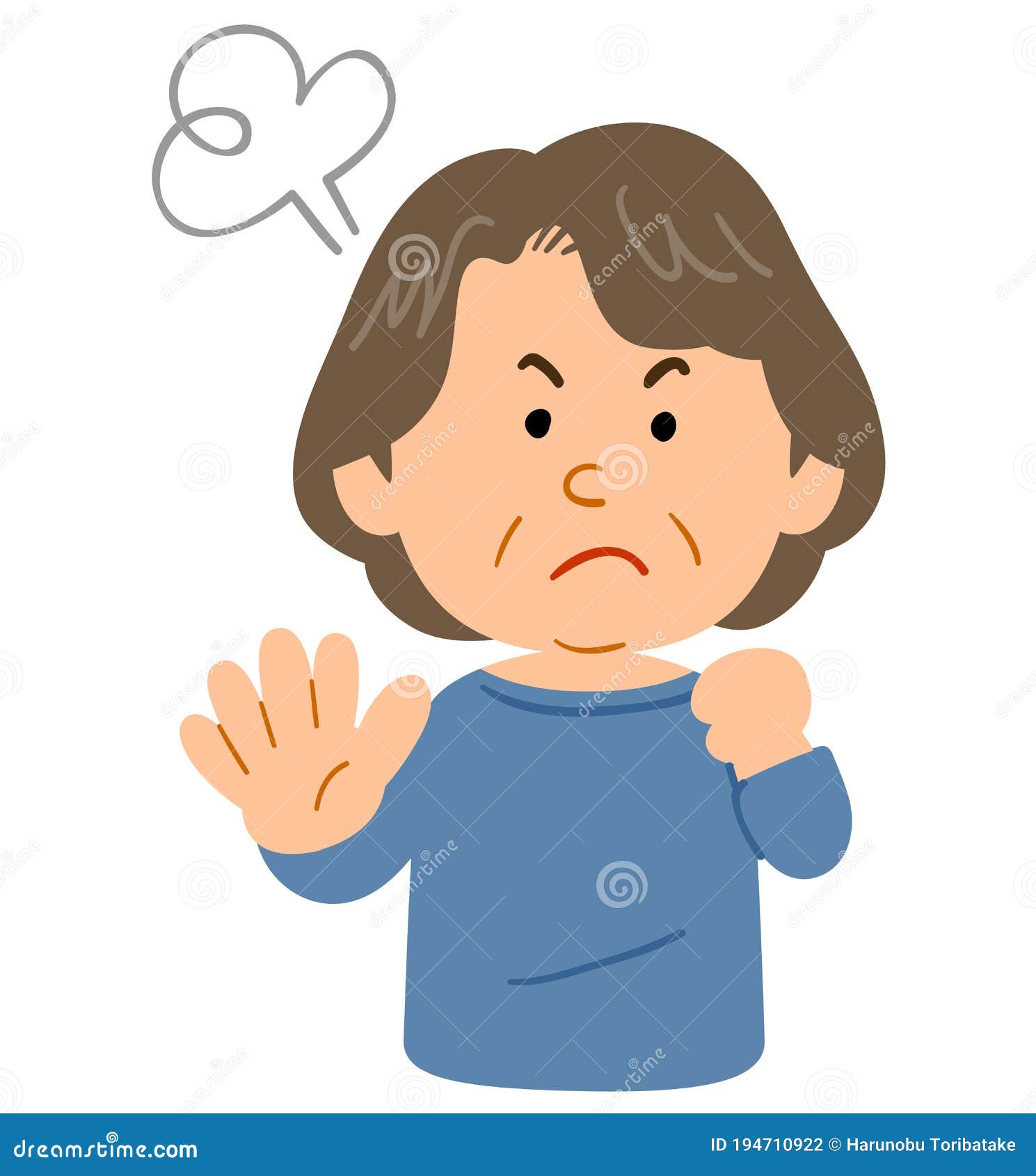 Woman Refusing Bribe. Cartoon Vector | CartoonDealer.com #67928781