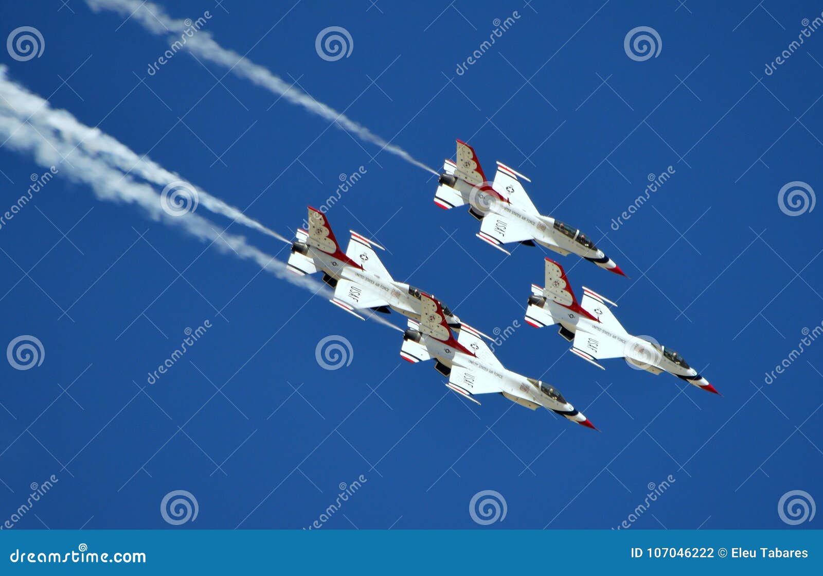 USAF Thunderbirds In Formation Editorial Photo | CartoonDealer.com ...