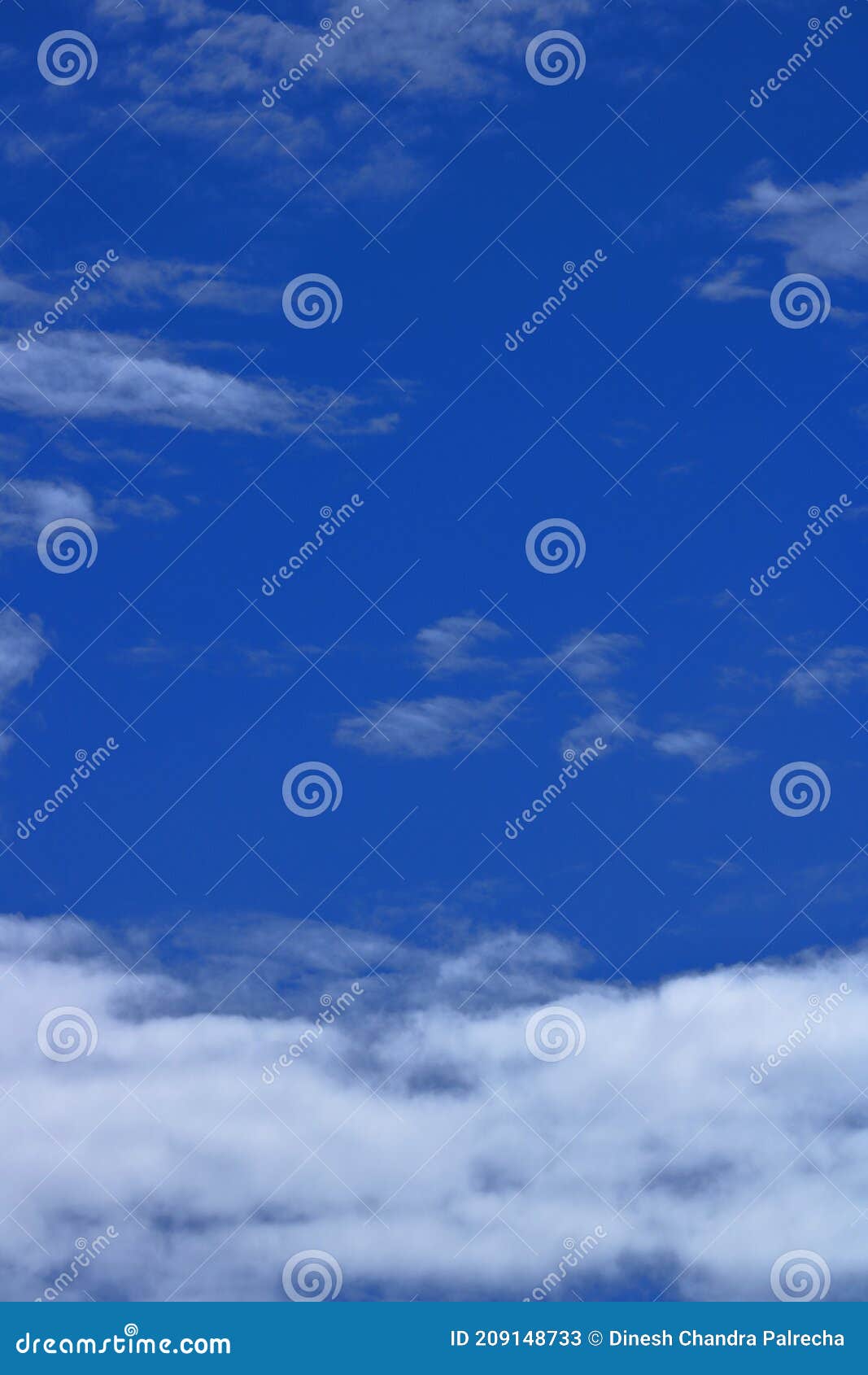 Natural Dramatic Cloud in the Sky. Vertical Card Wallpaper Background ...