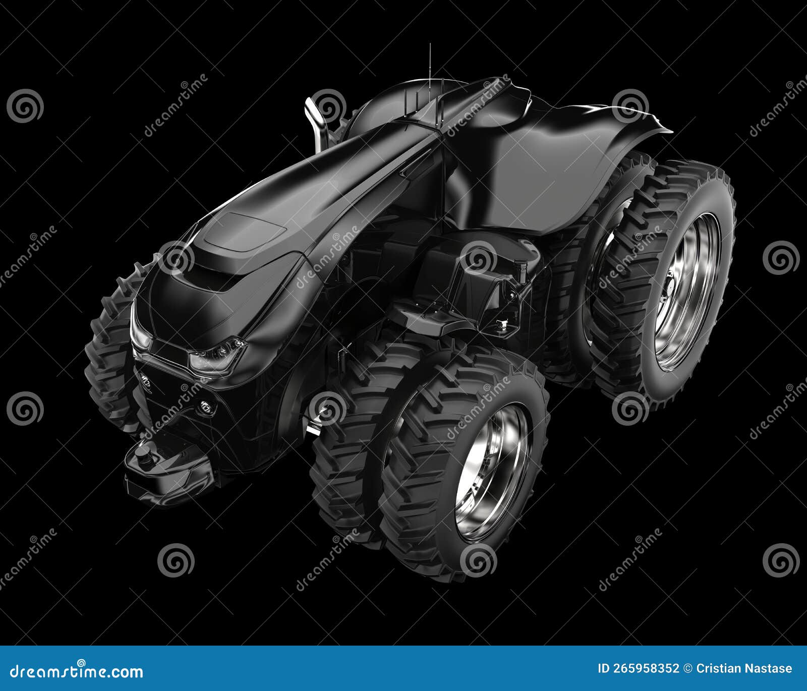 Driverless Tractor Flat Vector Illustration. Autonomous Agricultural ... Driverless Tractor Flat Vector Illustration. Autonomous Agricultural ...