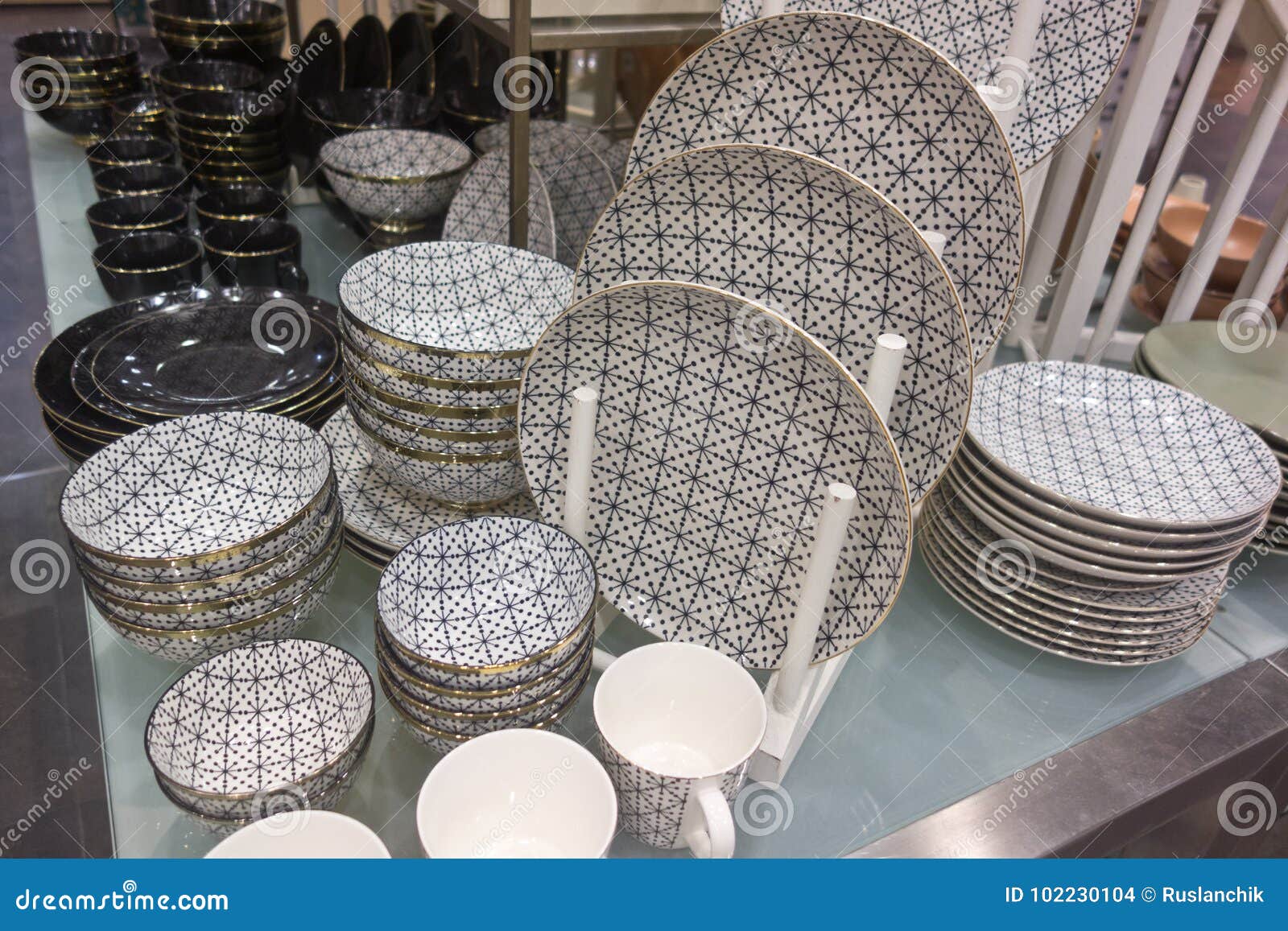 Utensil shop stock photo. Image of equipment, dishware - 102230104