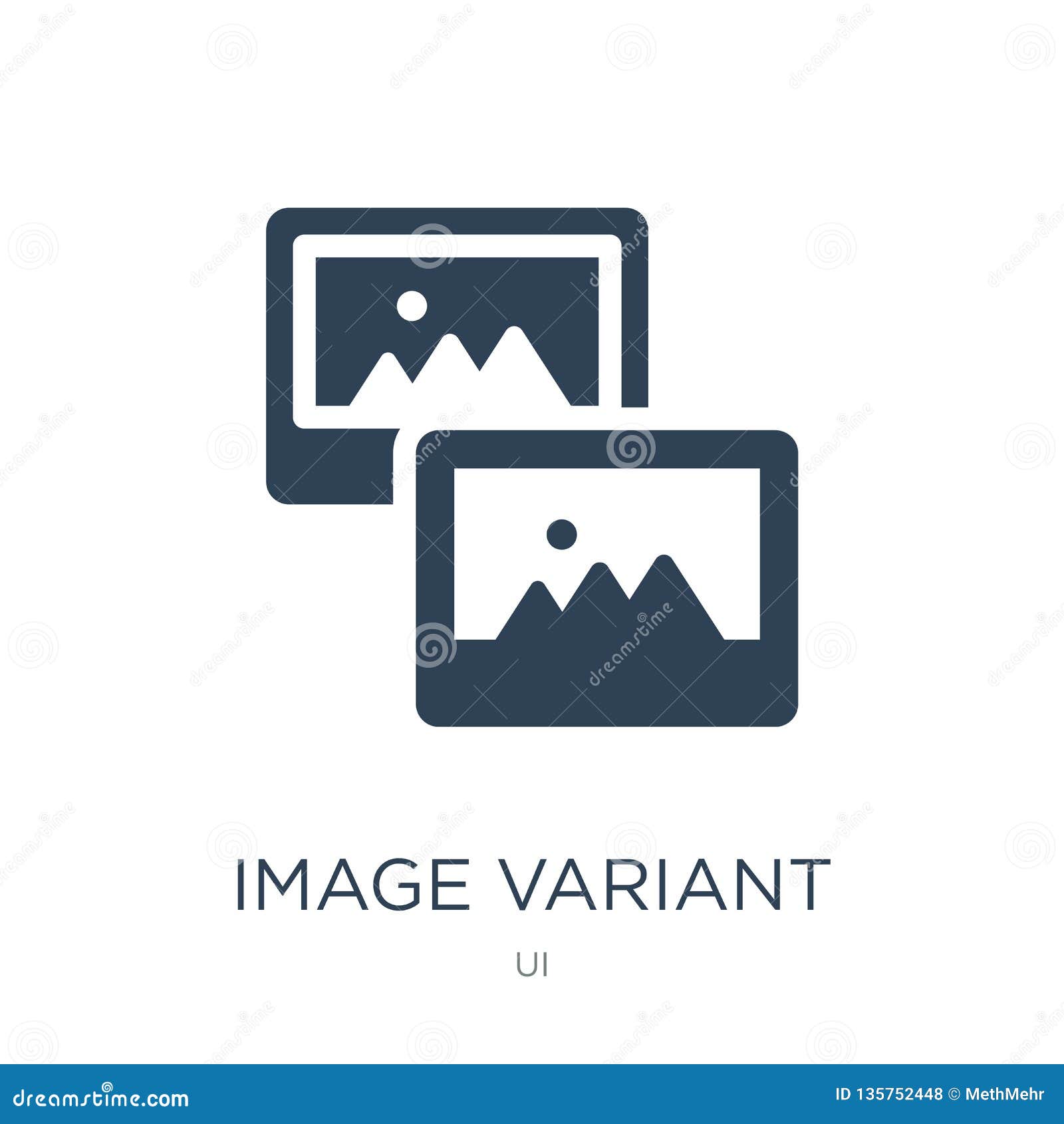 Image Variant Icon in Trendy Design Style. Image Variant Icon Isolated ...