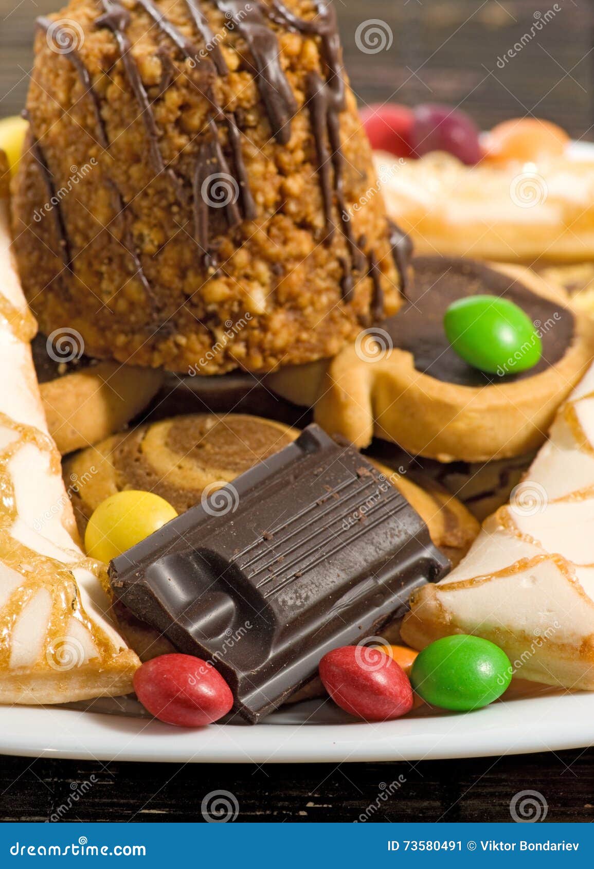 Image of Various Sweets Close Up Stock Image - Image of diet, calories ...