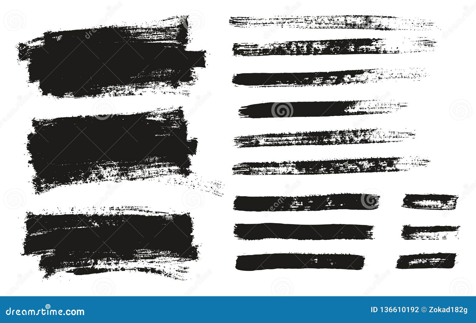 Paint Brush Thin Background Stock Vector - Illustration of design ...