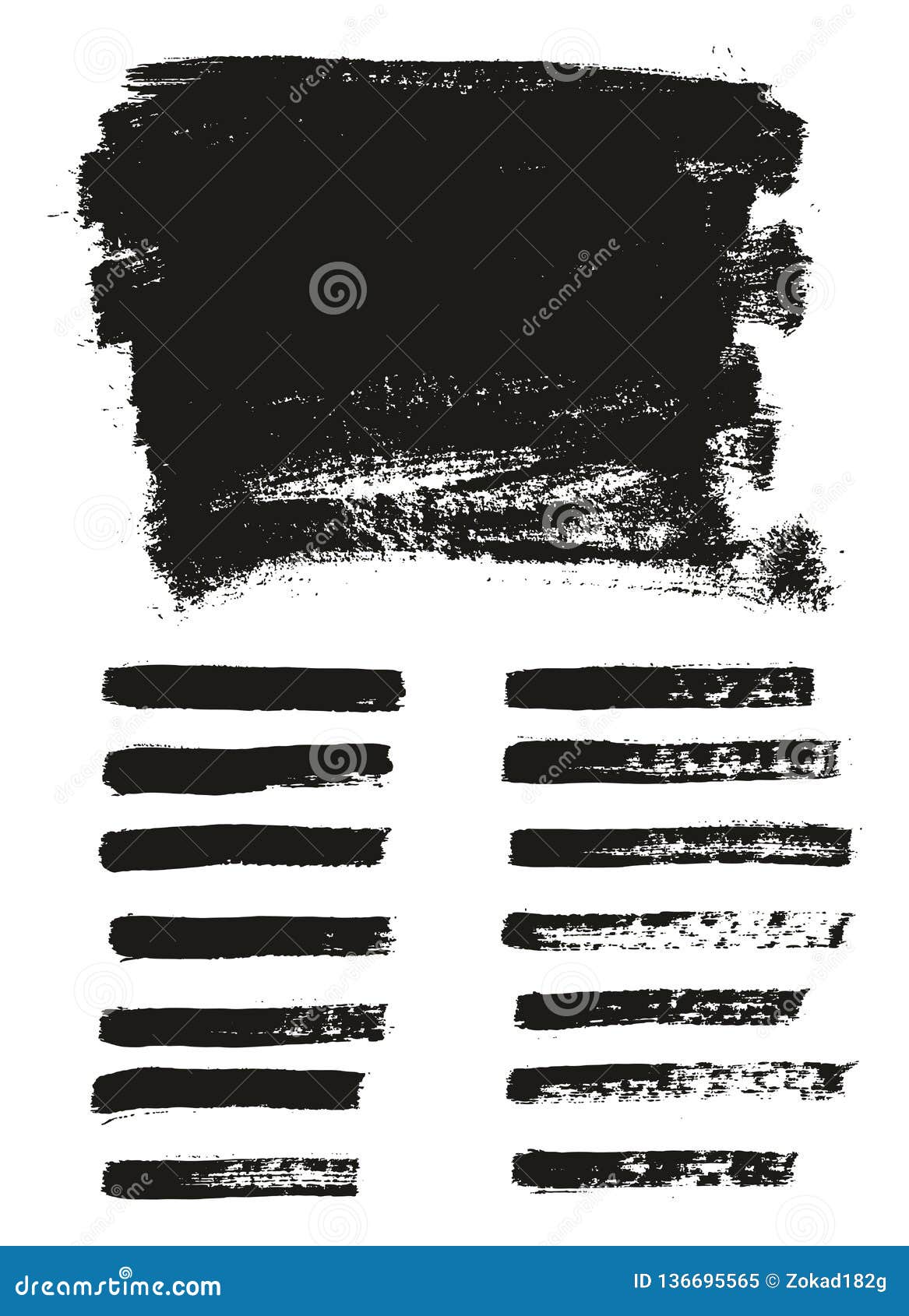 Paint Brush Thin Background Stock Vector - Illustration of background ...