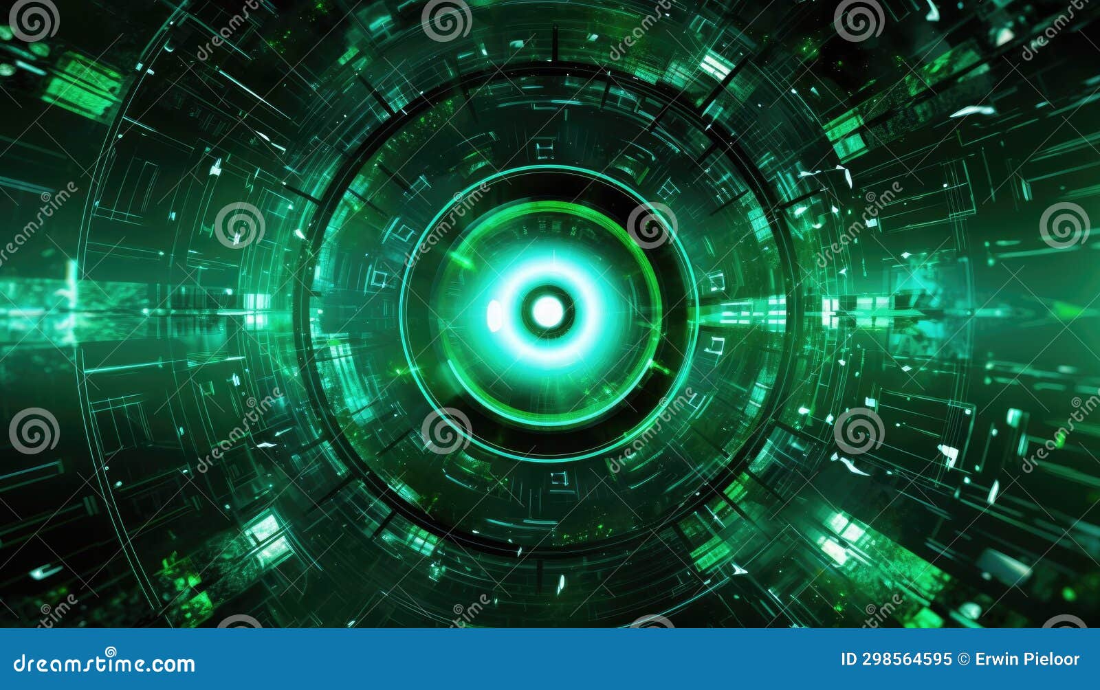 Abstract Representation of Advanced Digital Technolgy Stock Image ...