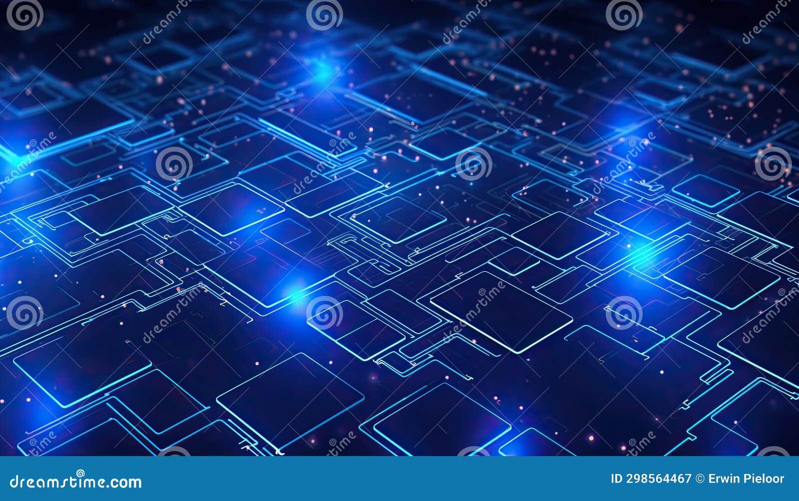 Engaging Digital Technolgy Infused Illustration Stock Illustration ...