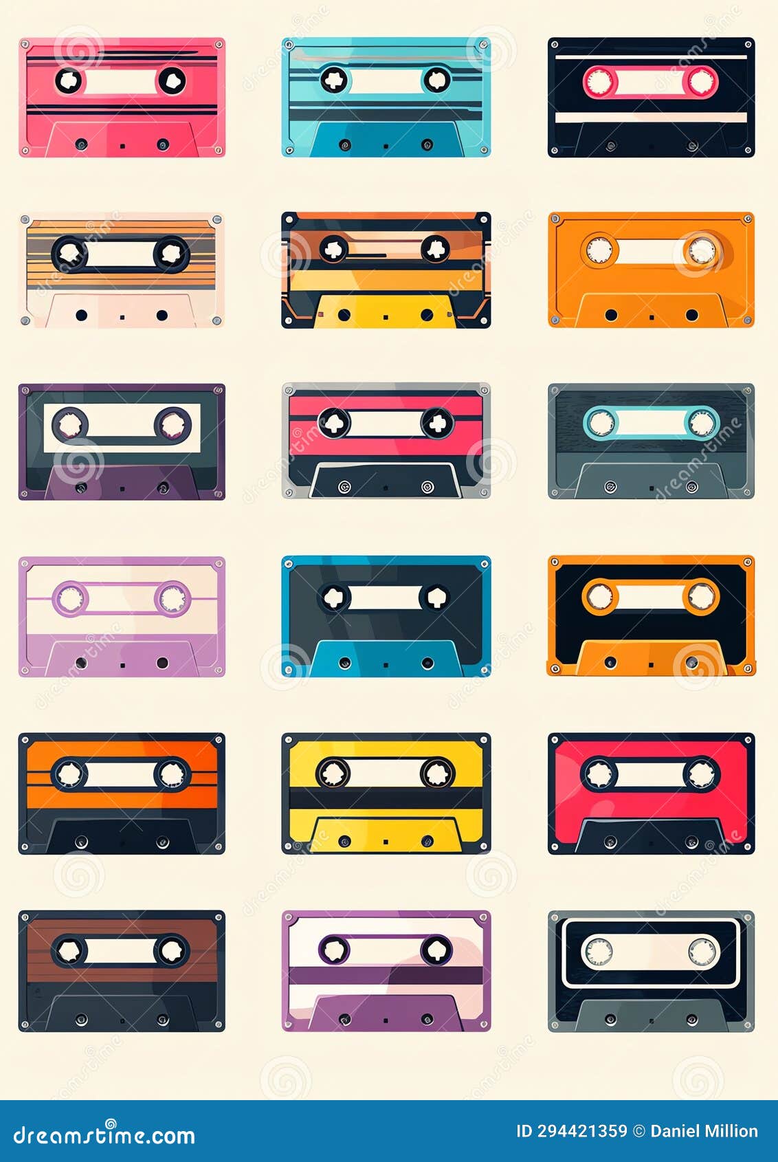 VHS Tape Border 90s Retro Nostalgic Frame Stock Illustration ...