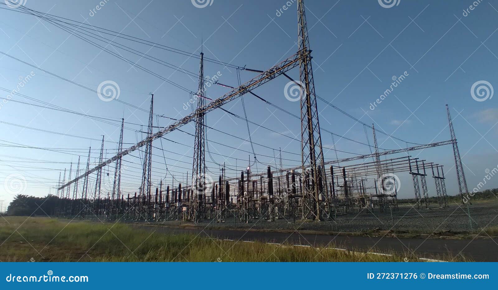 An Image View of Power Supply Grid Stock Photo - Image of vehicle ...