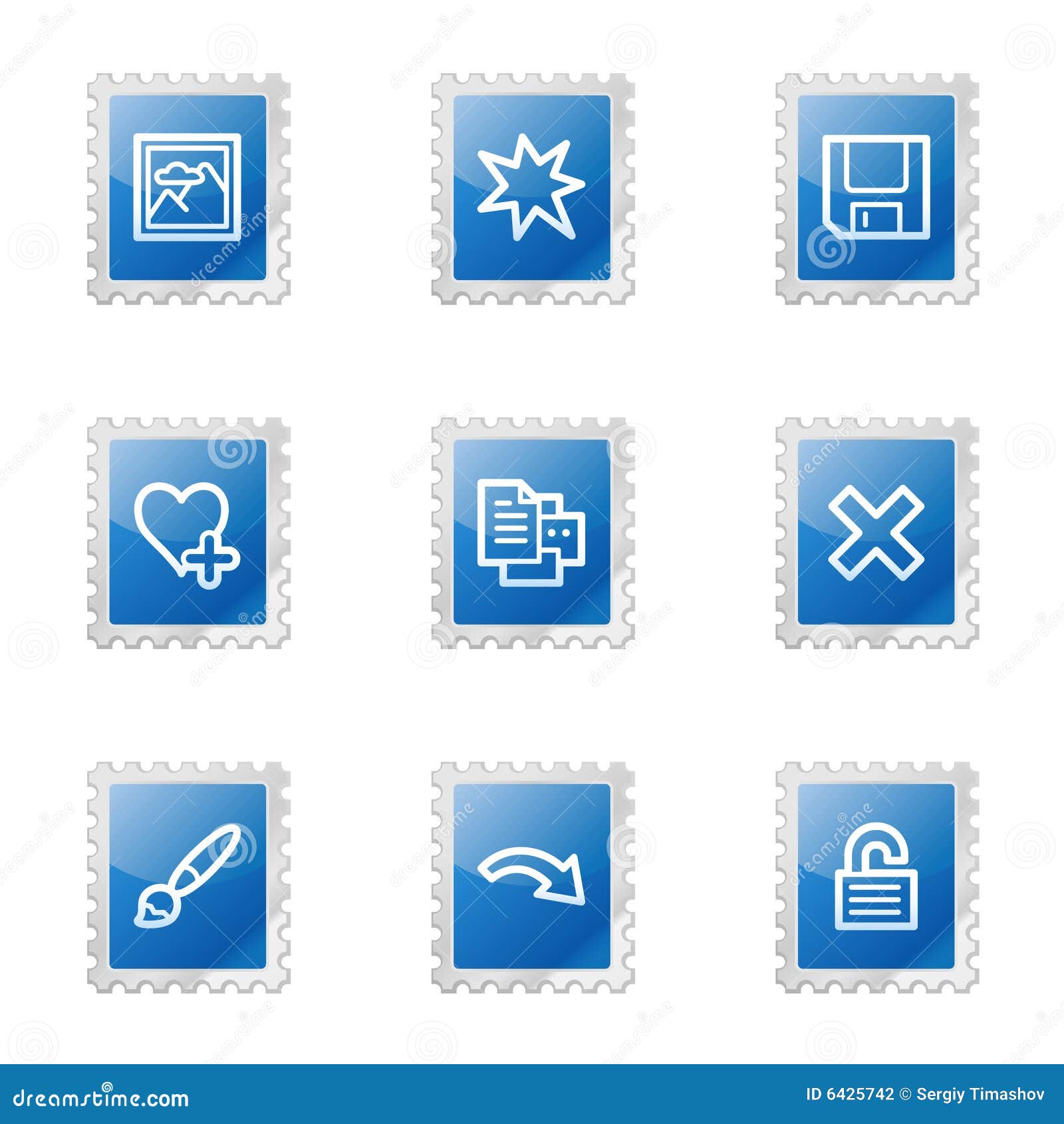 Image viewer 2 web icons stock vector. Illustration of privacy - 6425742