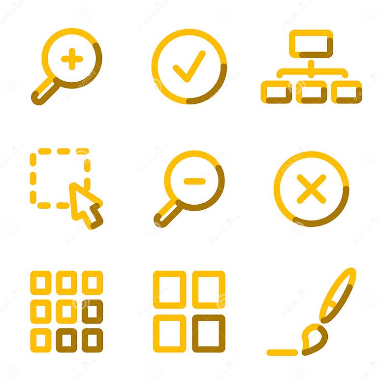 Image viewer icons stock illustration. Illustration of button - 5714737