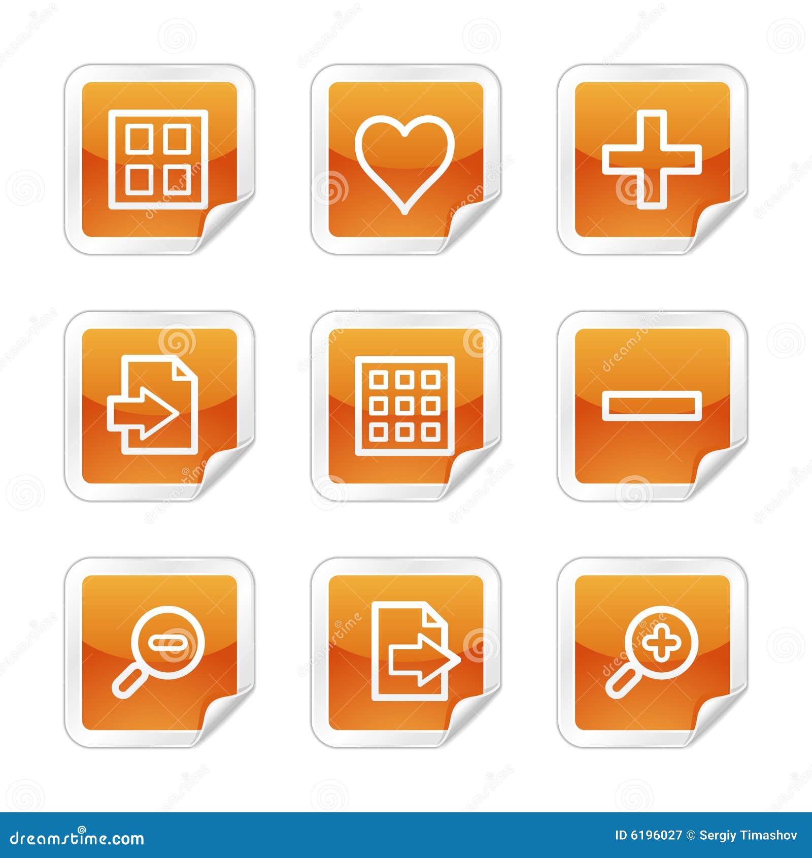 Image viewer web icons stock vector. Illustration of iconset - 6196027