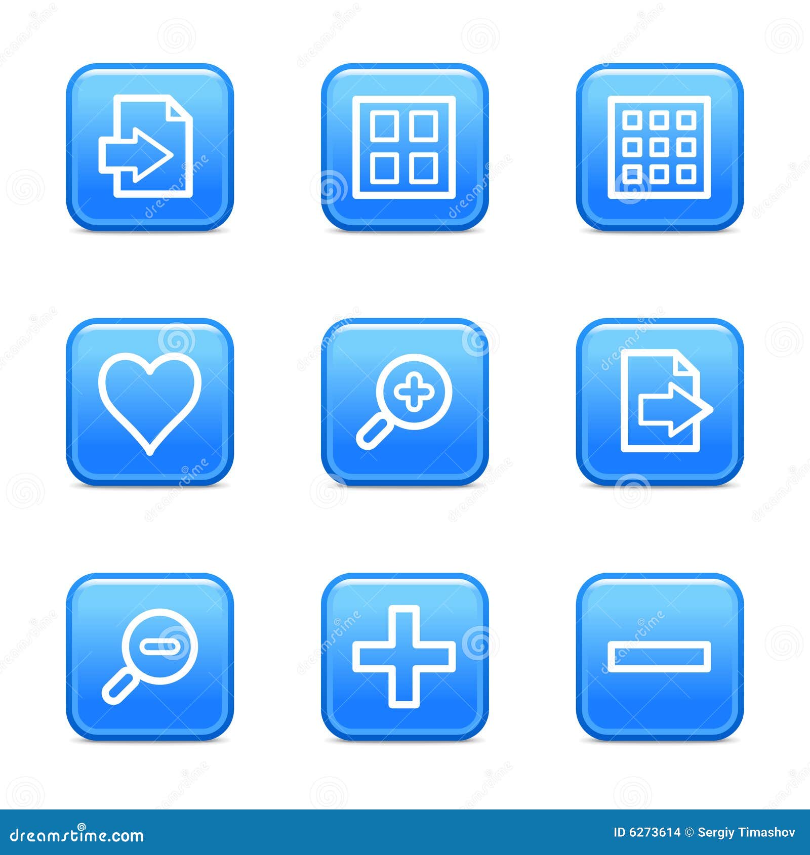 Image viewer web icons stock vector. Illustration of glossy - 6273614