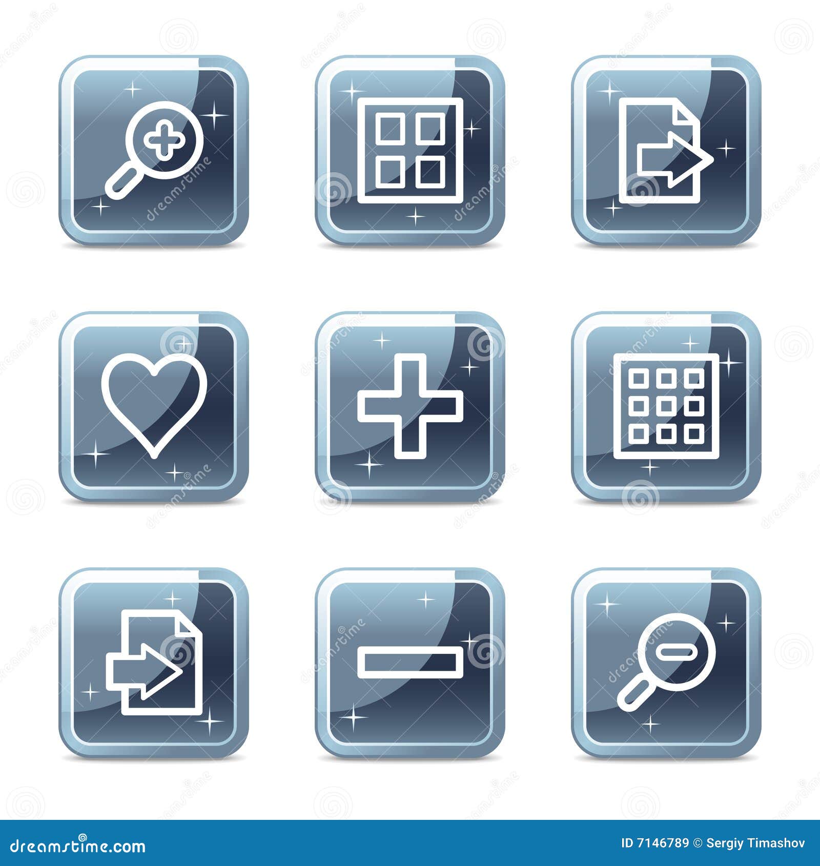 Image viewer web icons stock vector. Illustration of browser - 7146789