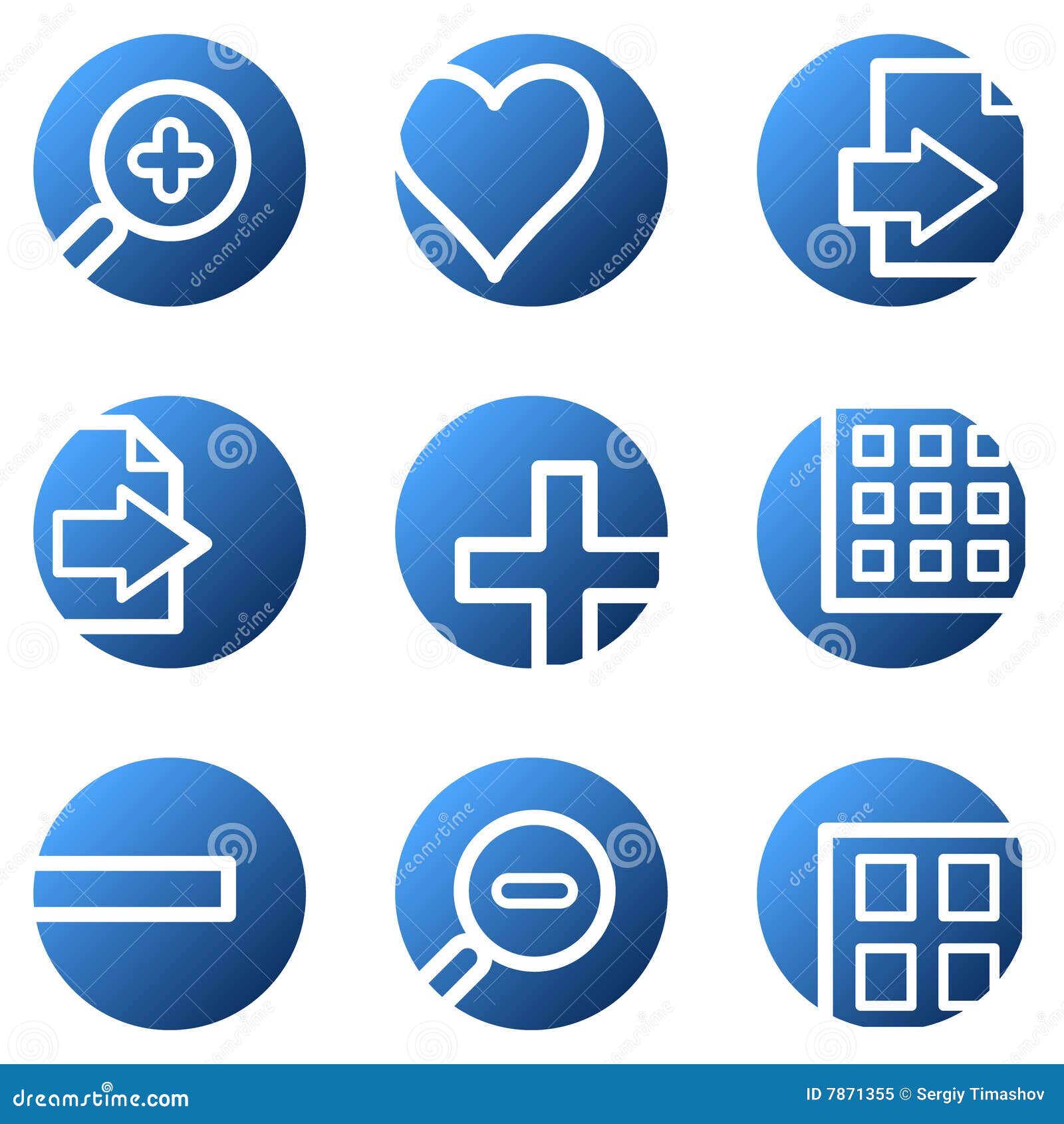 Image viewer web icons stock vector. Illustration of icon - 7871355