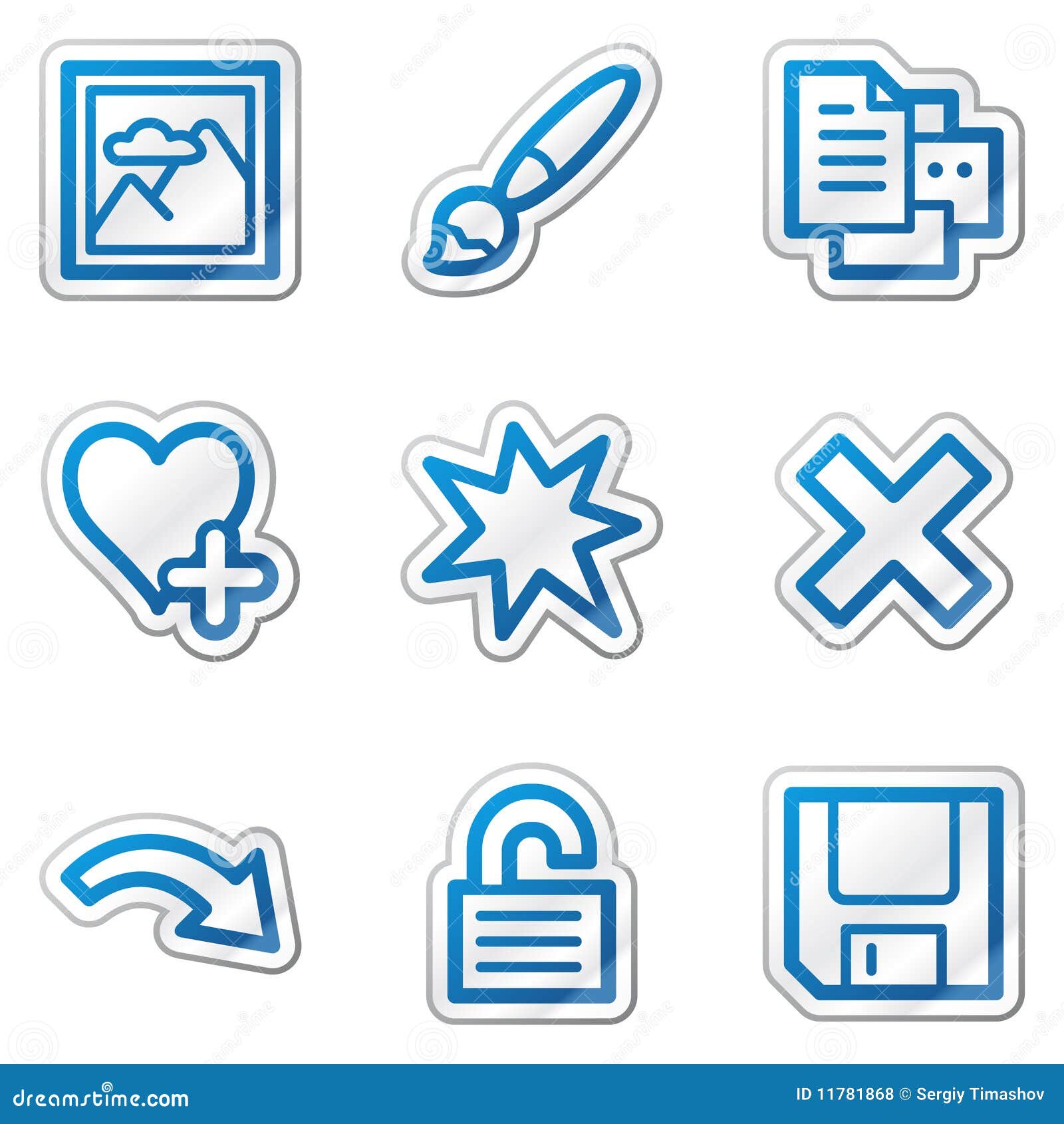 Image Viewer Web Icons Set 2 Stock Vector - Illustration of icon, sign ...