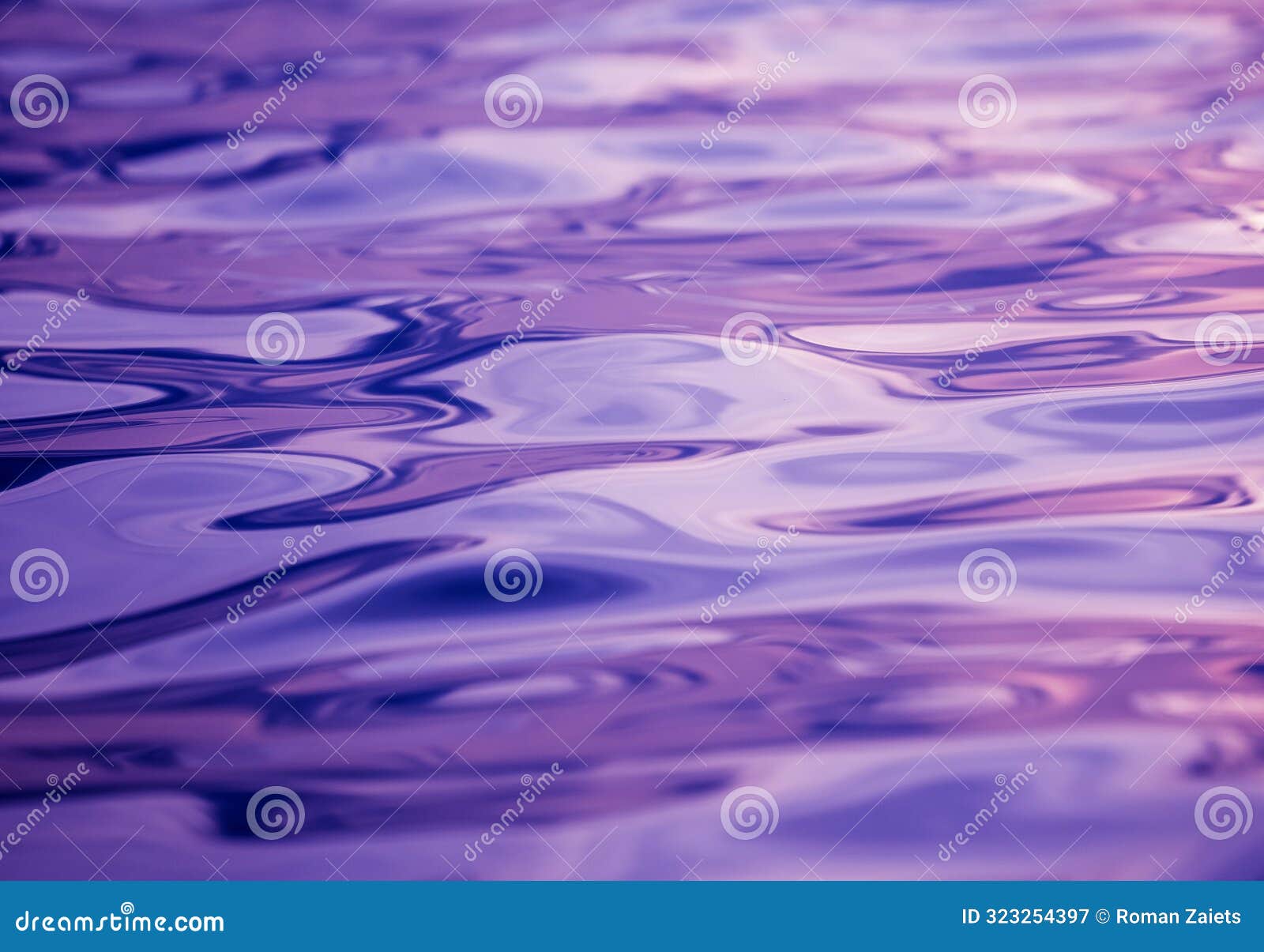 A Image of Violet Ocean Waves Featuring a Water Surface in Detail Stock ...