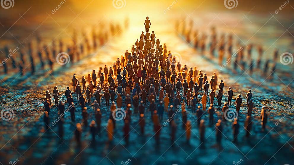 This Image Visually Represents the Concept of Multilevel Marketing ...