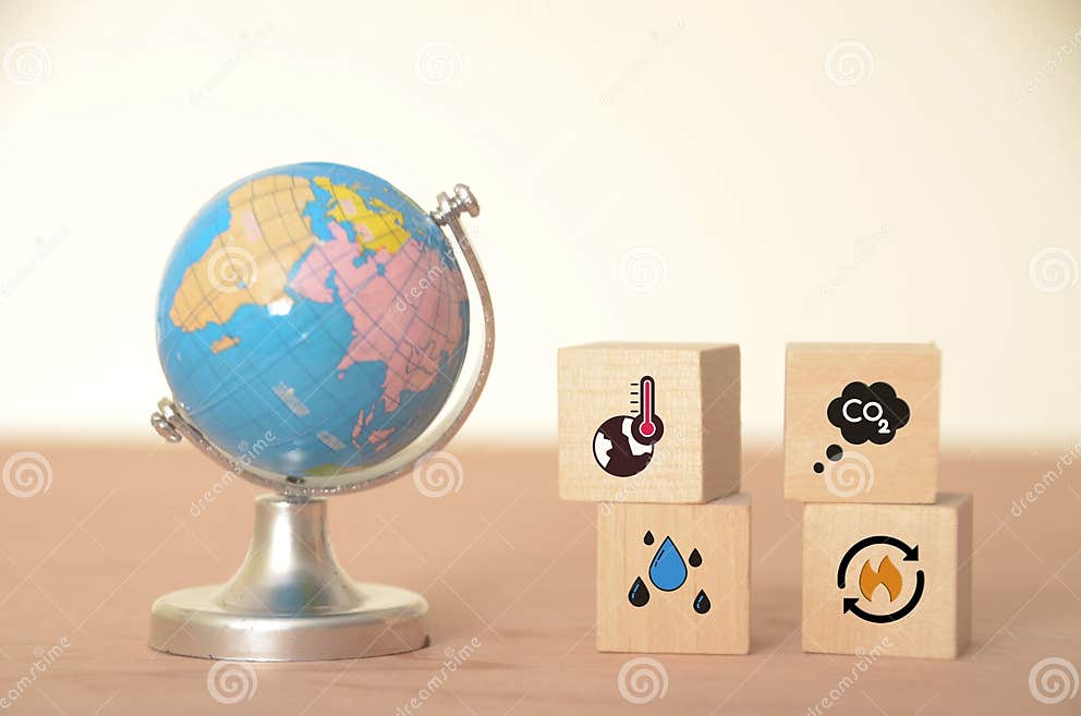 The Image Visually Represents the Interconnectedness of Climate Change ...