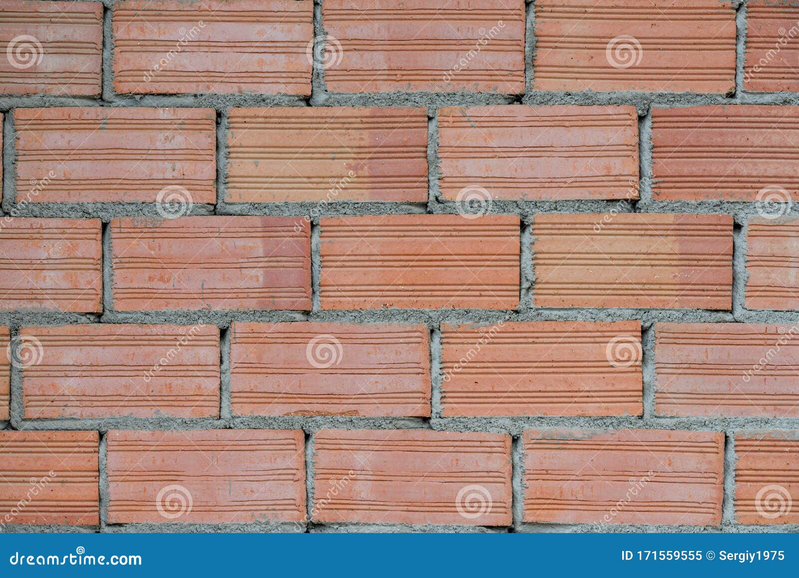 Wall of Red Sand-lime Brick Background Texture Stock Image - Image of ...
