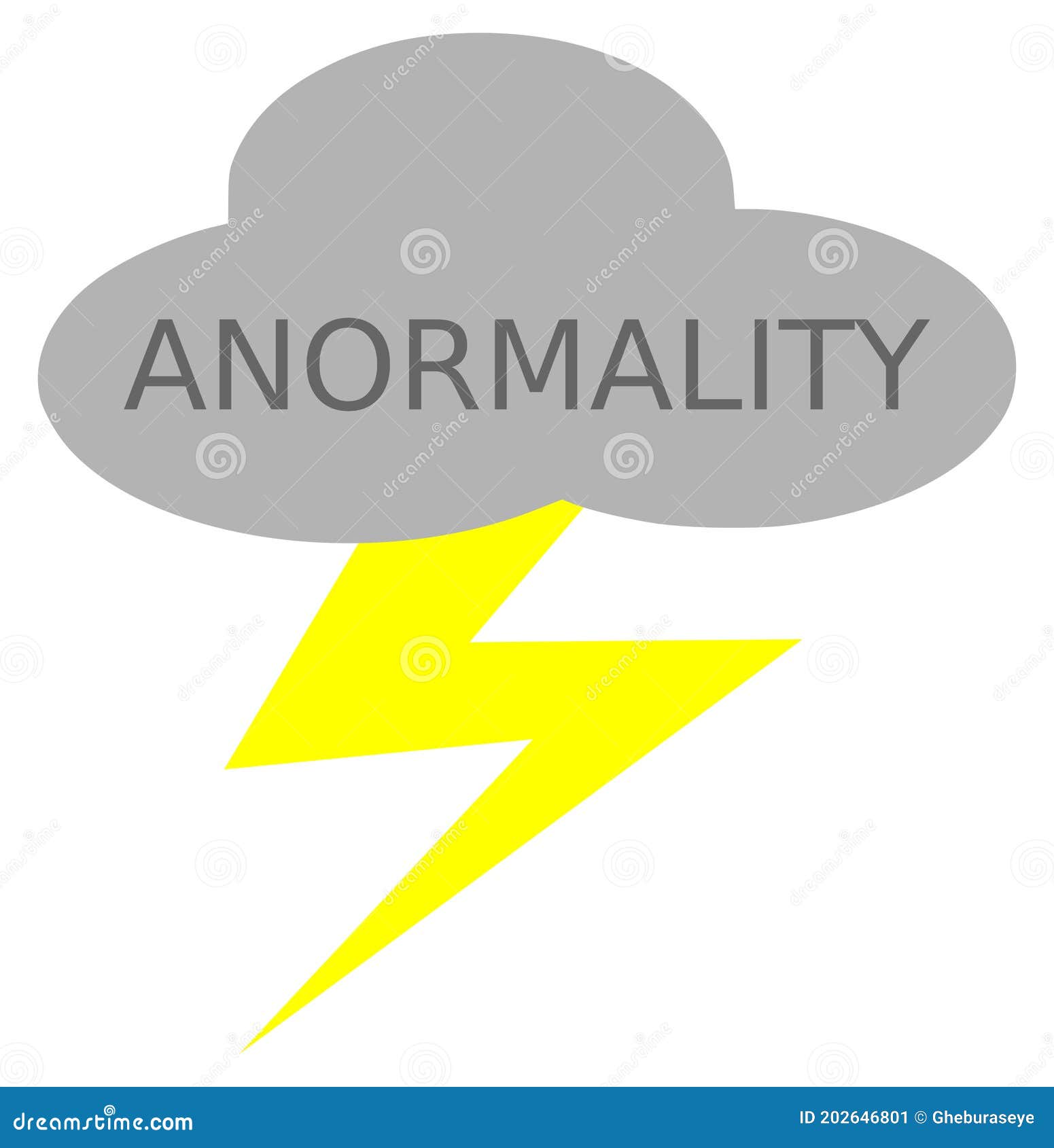 Concept of Abnormality, Symbol, Colors, Abstract, Isolated. Stock ...