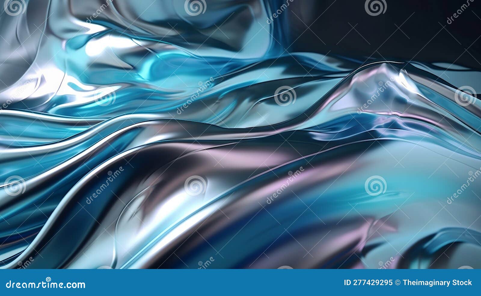 Blue Liquid Holographic Soft Light Background Stock Illustration ...