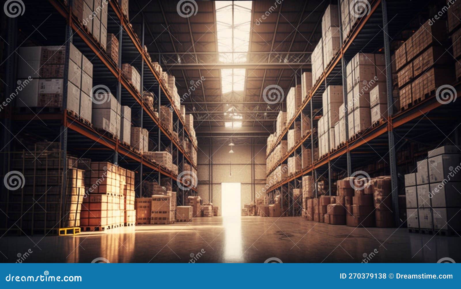 Company Deposit, Logistics Several Boxes Generative AI Stock ...